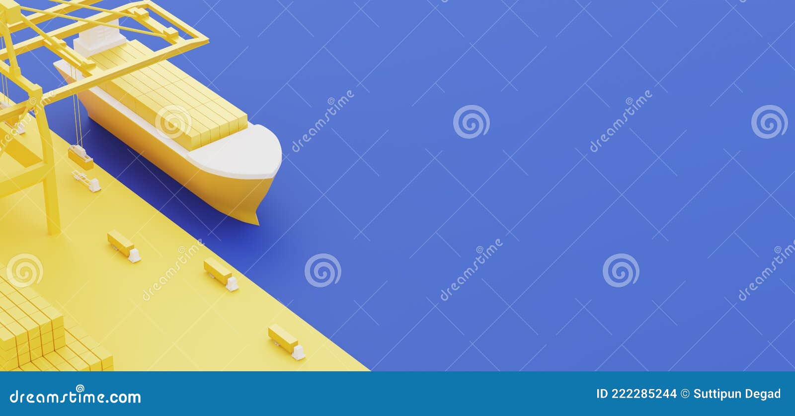 Container Terminals In Port And Container Shipping,large Cargo Port,top ...