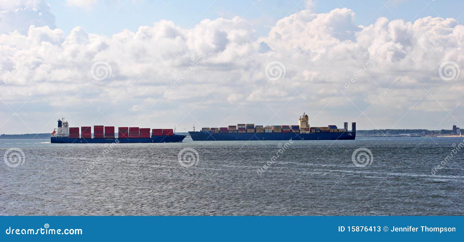 Container ships stock image. Image of channel, containers - 15876413