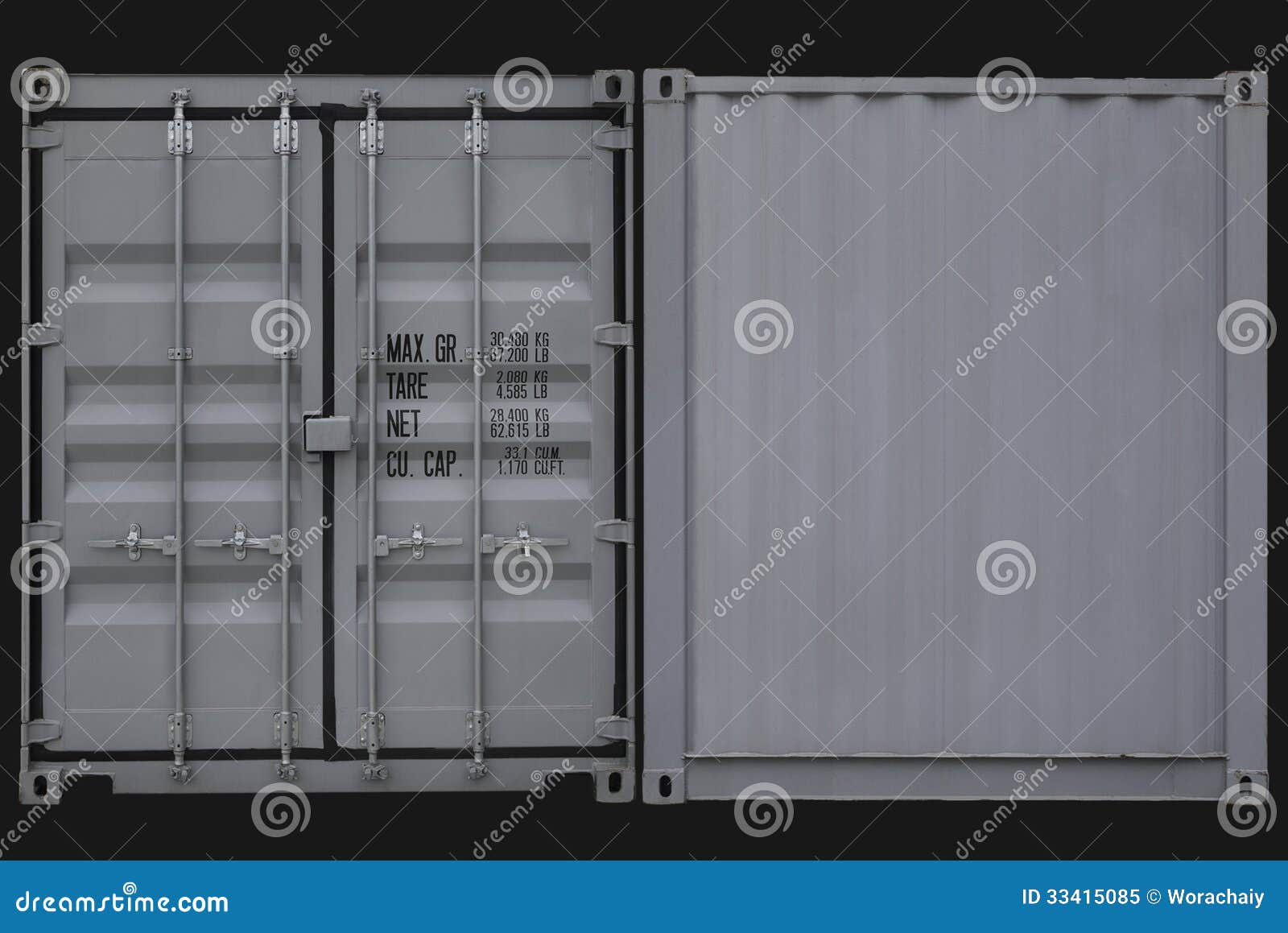 Container stack stock image. Image of carrier, industrial - 33415085