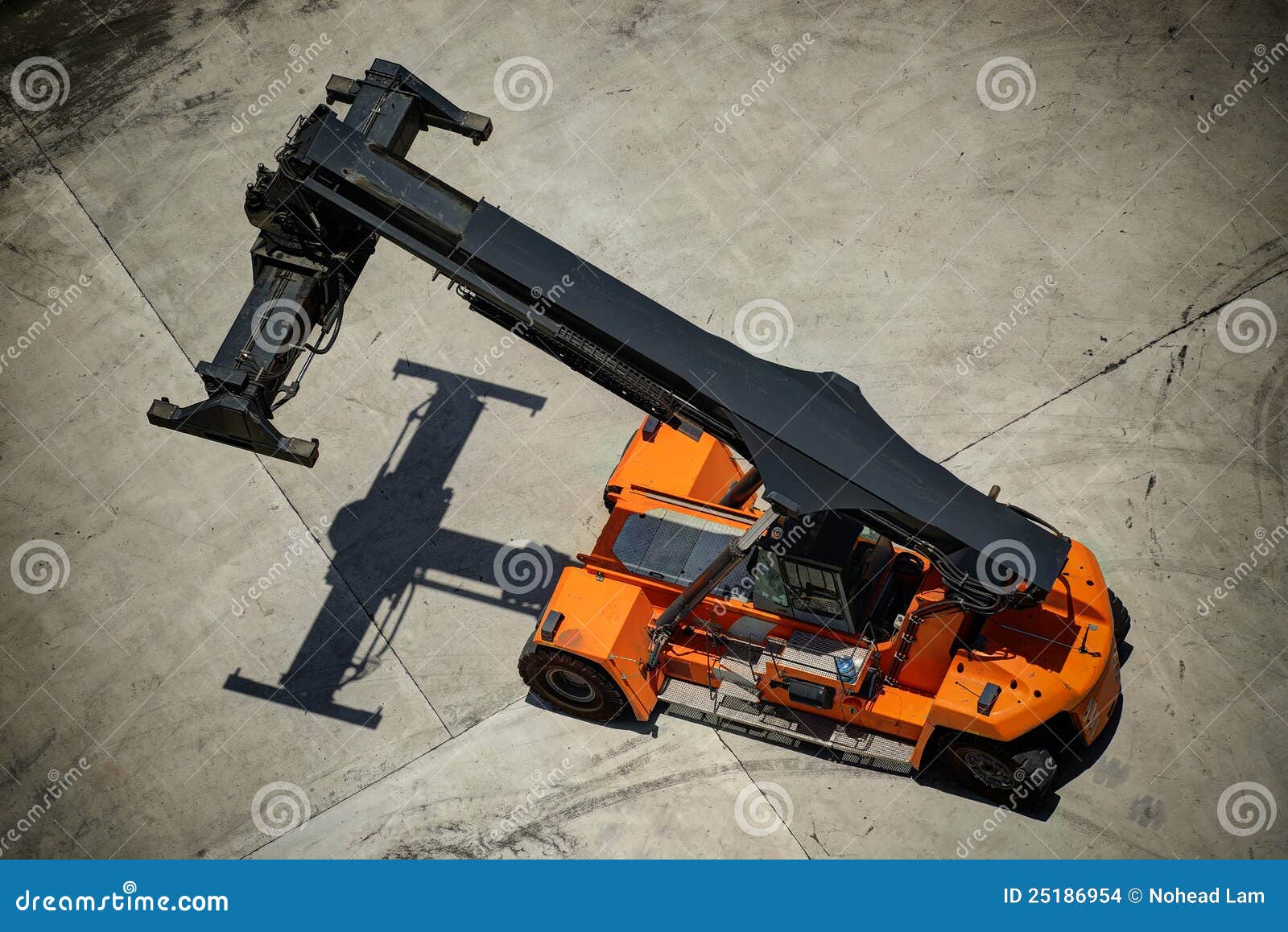Container Stacker stock photo. Image of downturn, south - 25186954