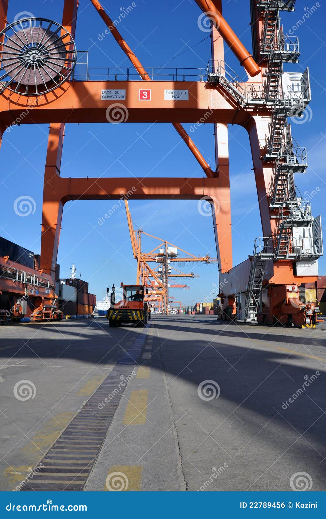 Container terminal stock photo. Image of containers, freight - 22789456