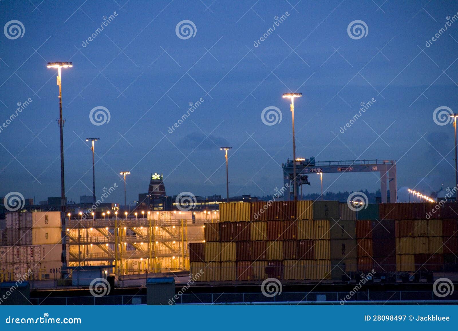 Container Terminal Editorial Photo | CartoonDealer.com #28098497