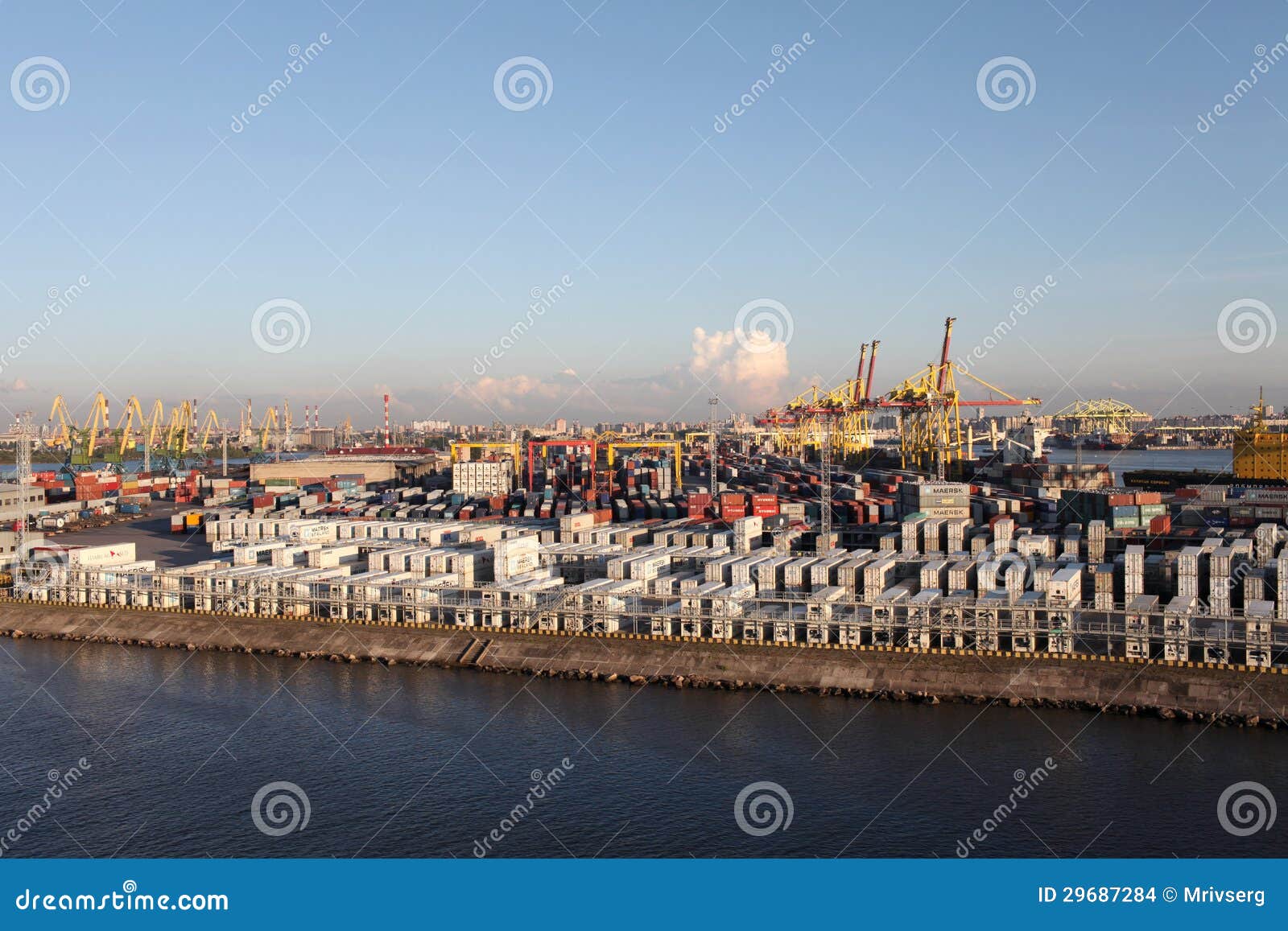 Container terminal editorial stock image. Image of terminal - 29687284