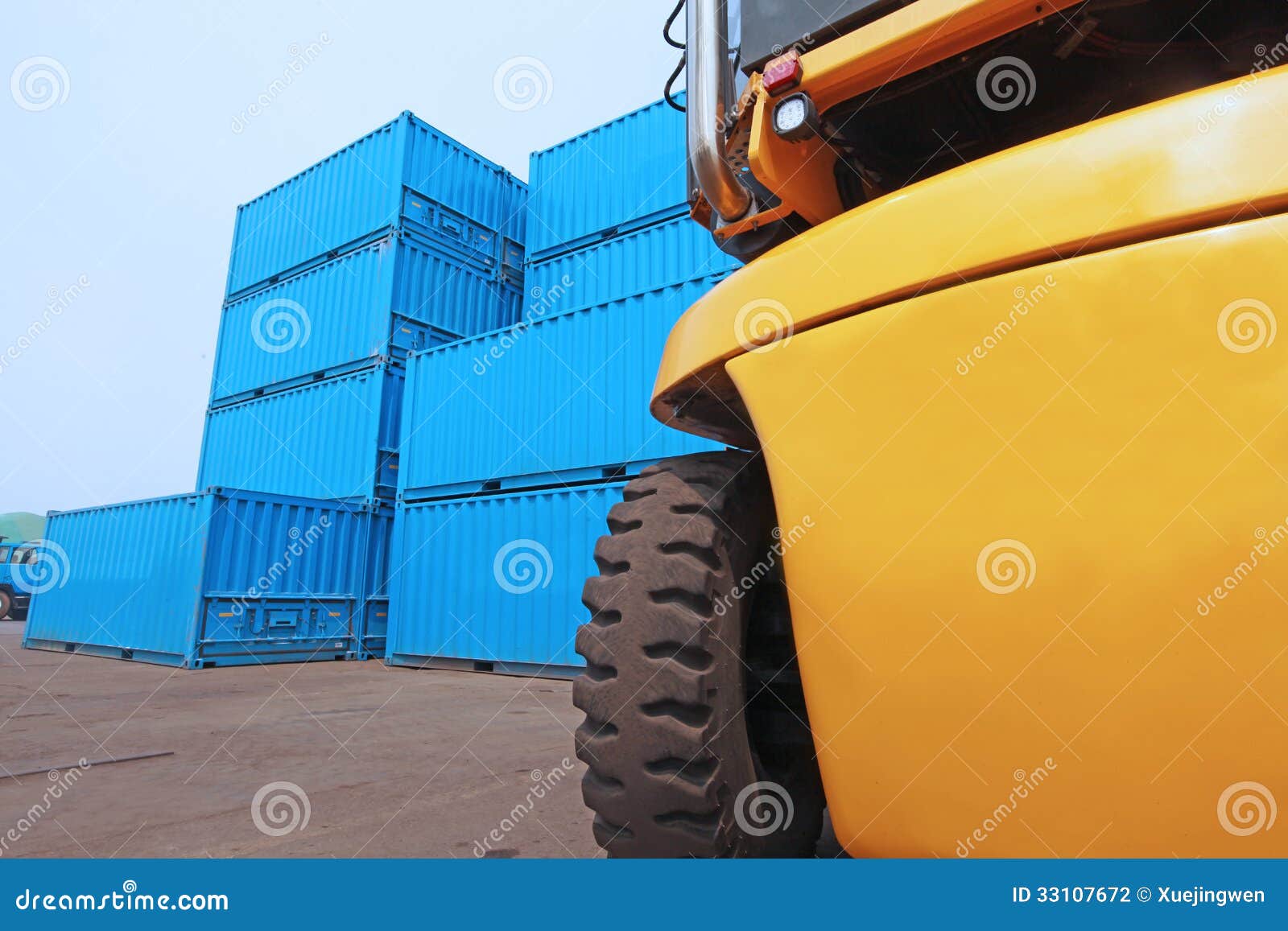 Container Terminal editorial photography. Image of industrial - 33107672