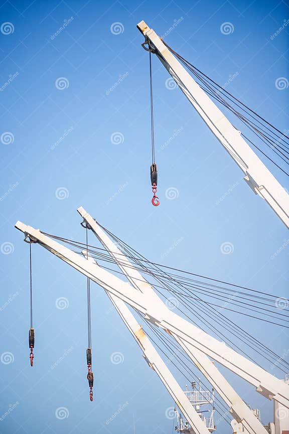 Container Terminal, with Cranes, in a Commercial Port Stock Image ... Container Terminal, with Cranes, in a Commercial Port Stock Image ...