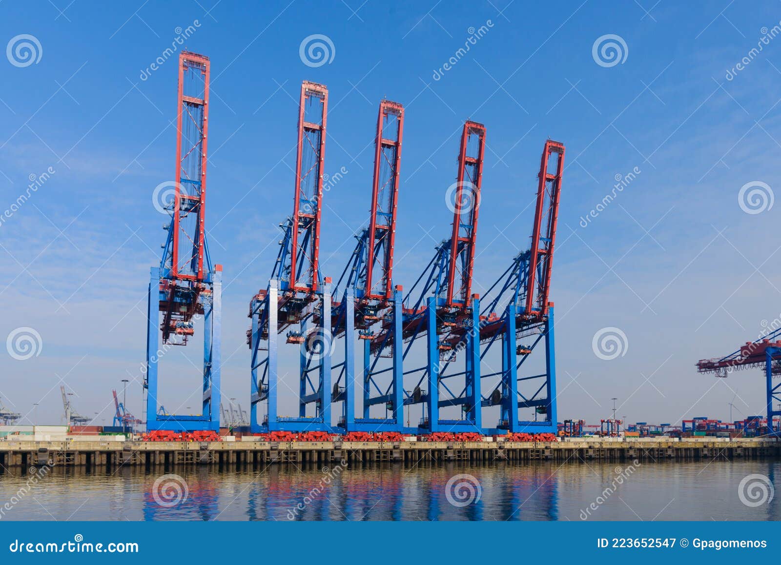 Container Terminal Gantry Cranes for Loading and Offloading Intermodal ...