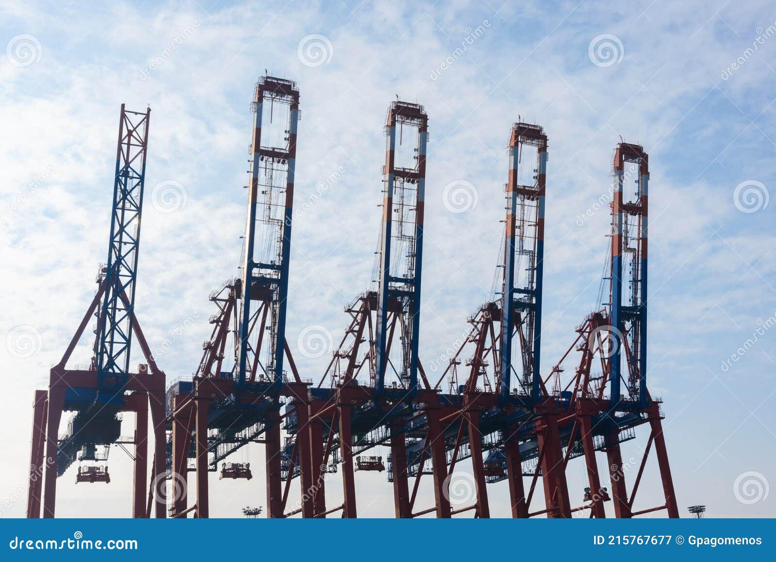Container Terminal Gantry Cranes for Loading and Offloading Intermodal ...