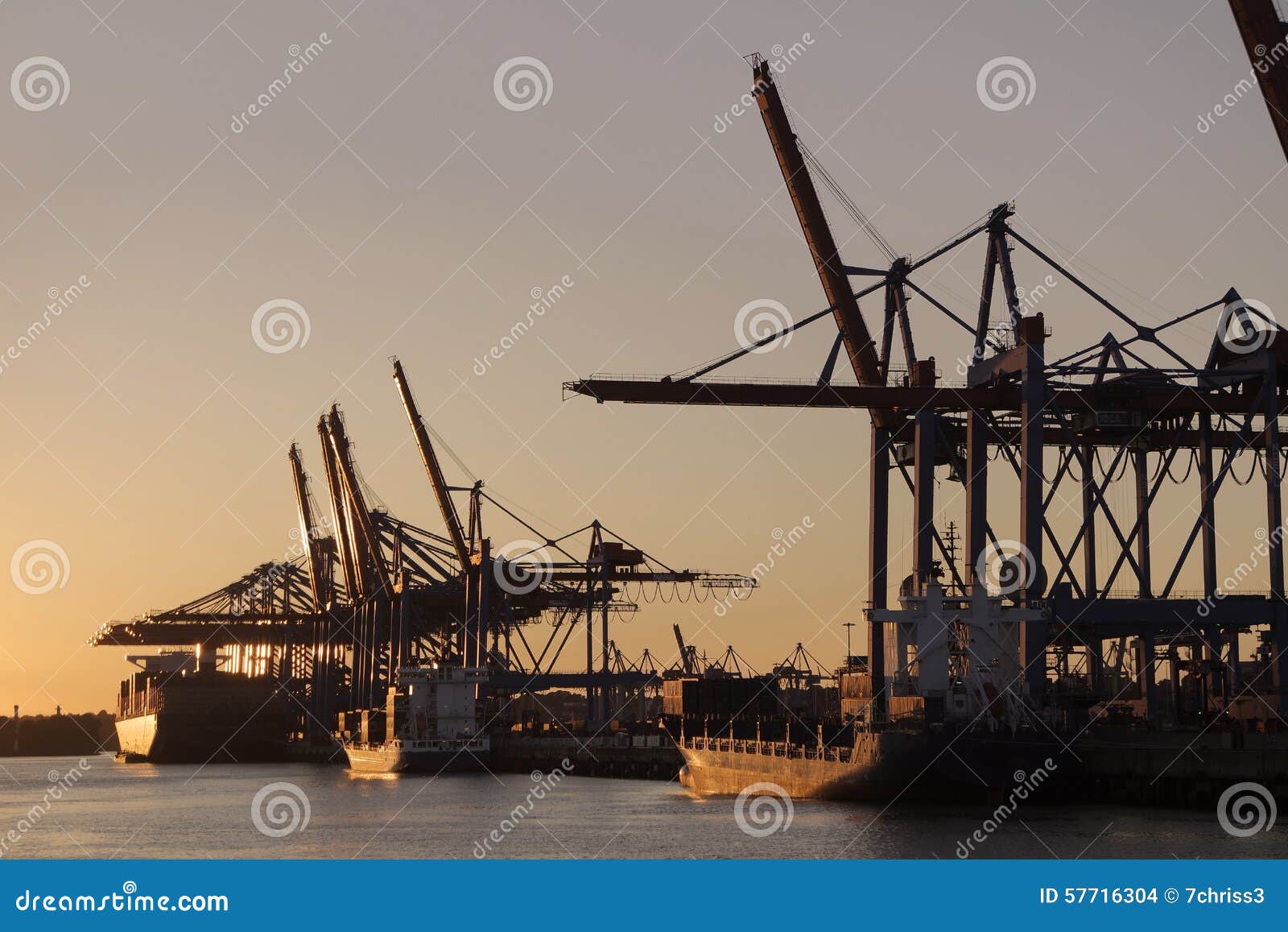 Container terminal stock photo. Image of transportation - 57716304