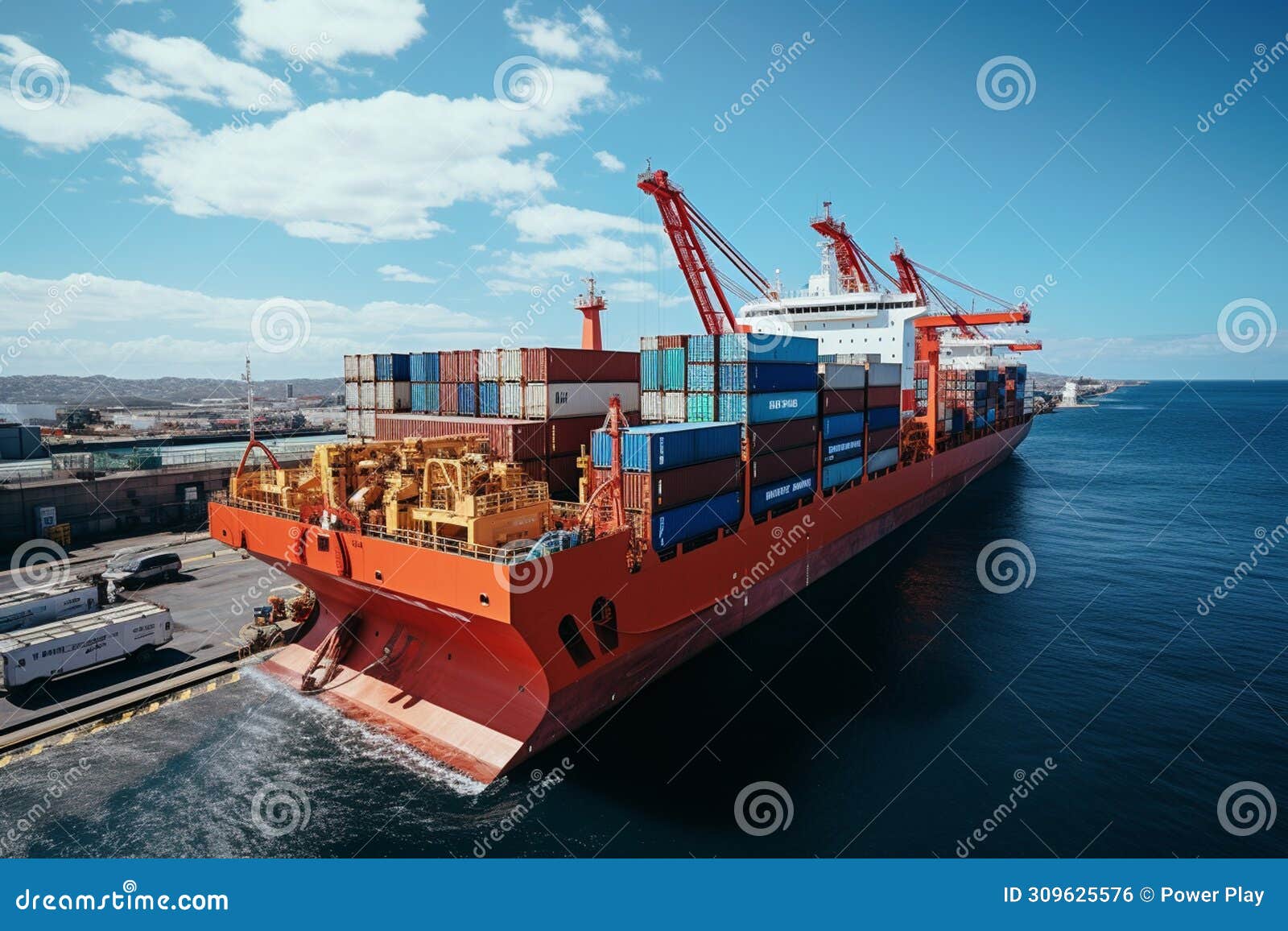 Container Terminal for Loading and Unloading of Bulk Cargo by Ship ...