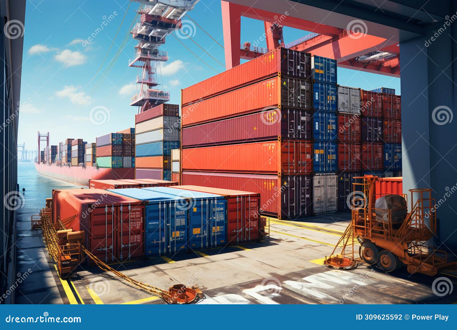 Container Terminal for Loading and Unloading of Bulk Cargo by Ship ...