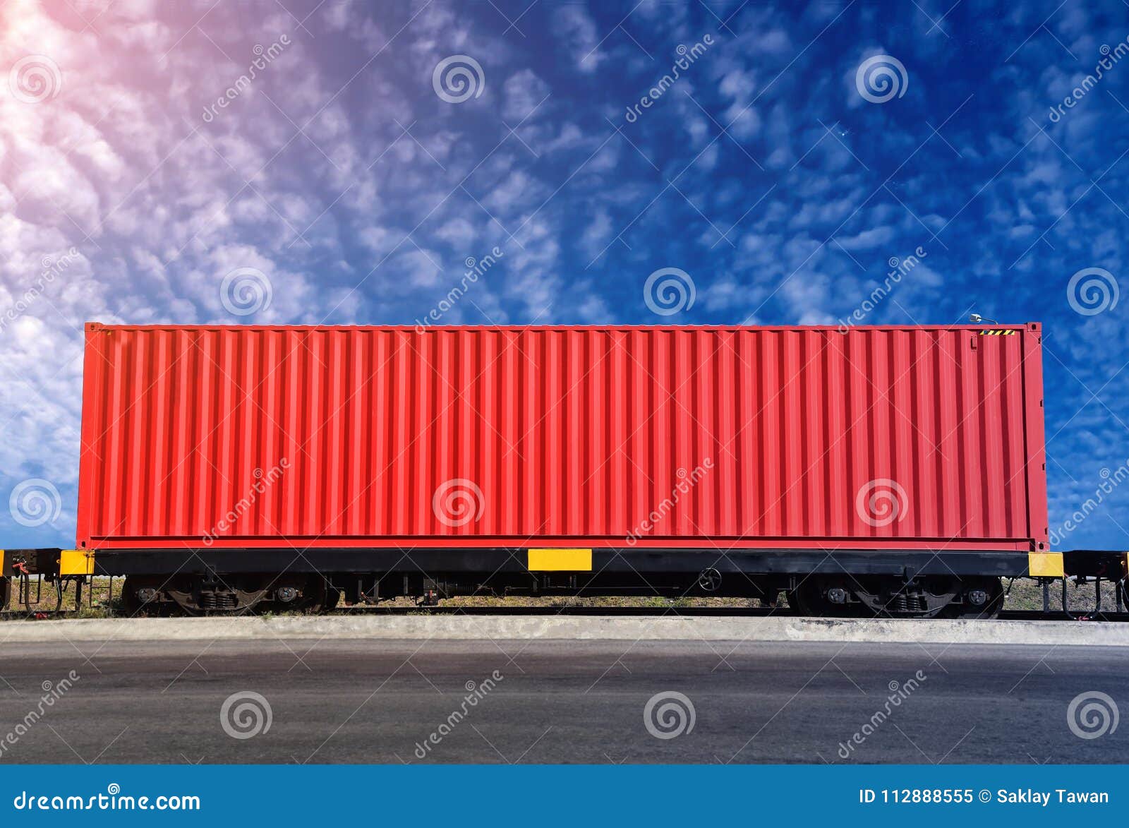 Container Train In Russia Royalty-Free Stock Photo | CartoonDealer.com ...