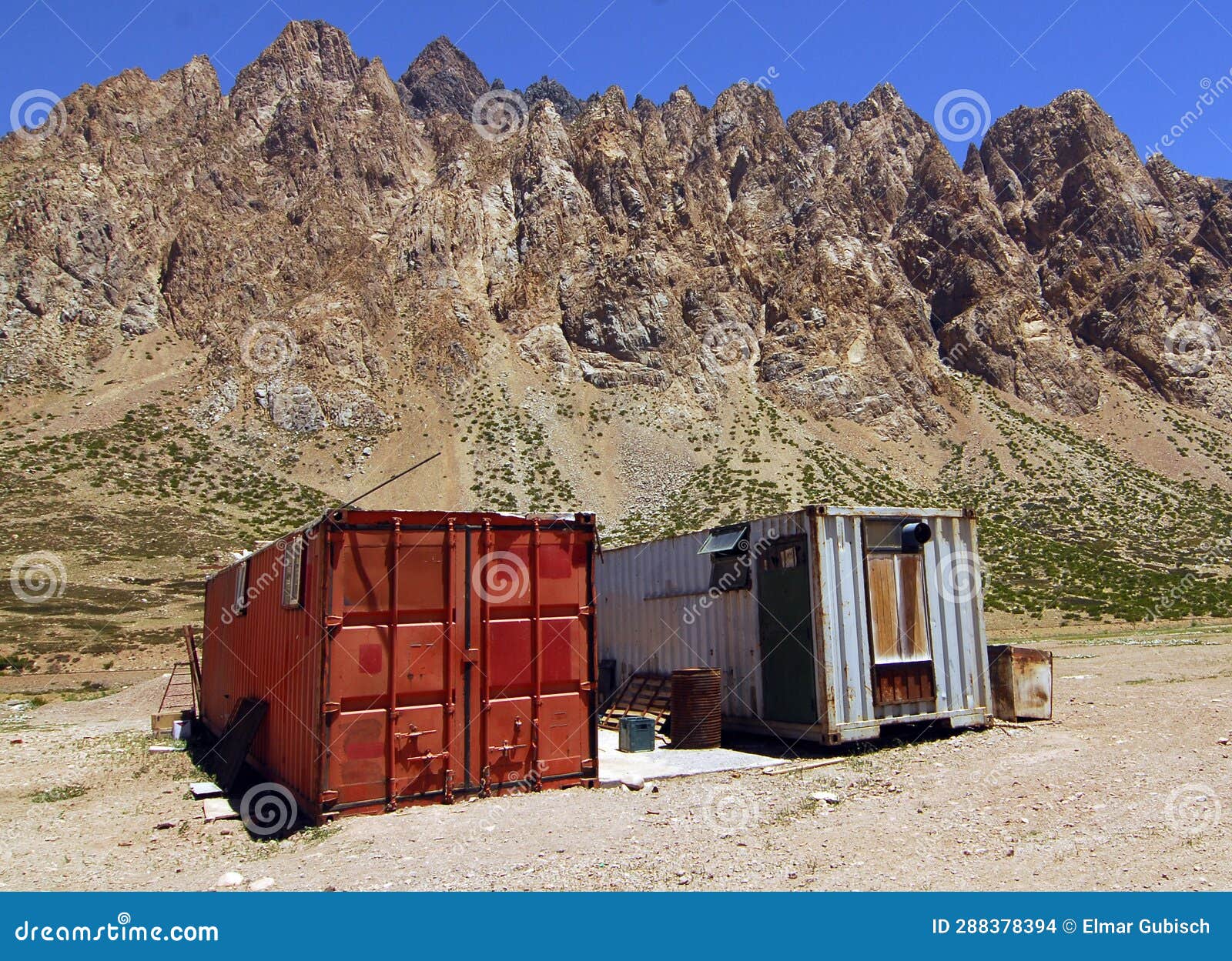 Container for Transportation of Cargo Stock Photo - Image of goods ...