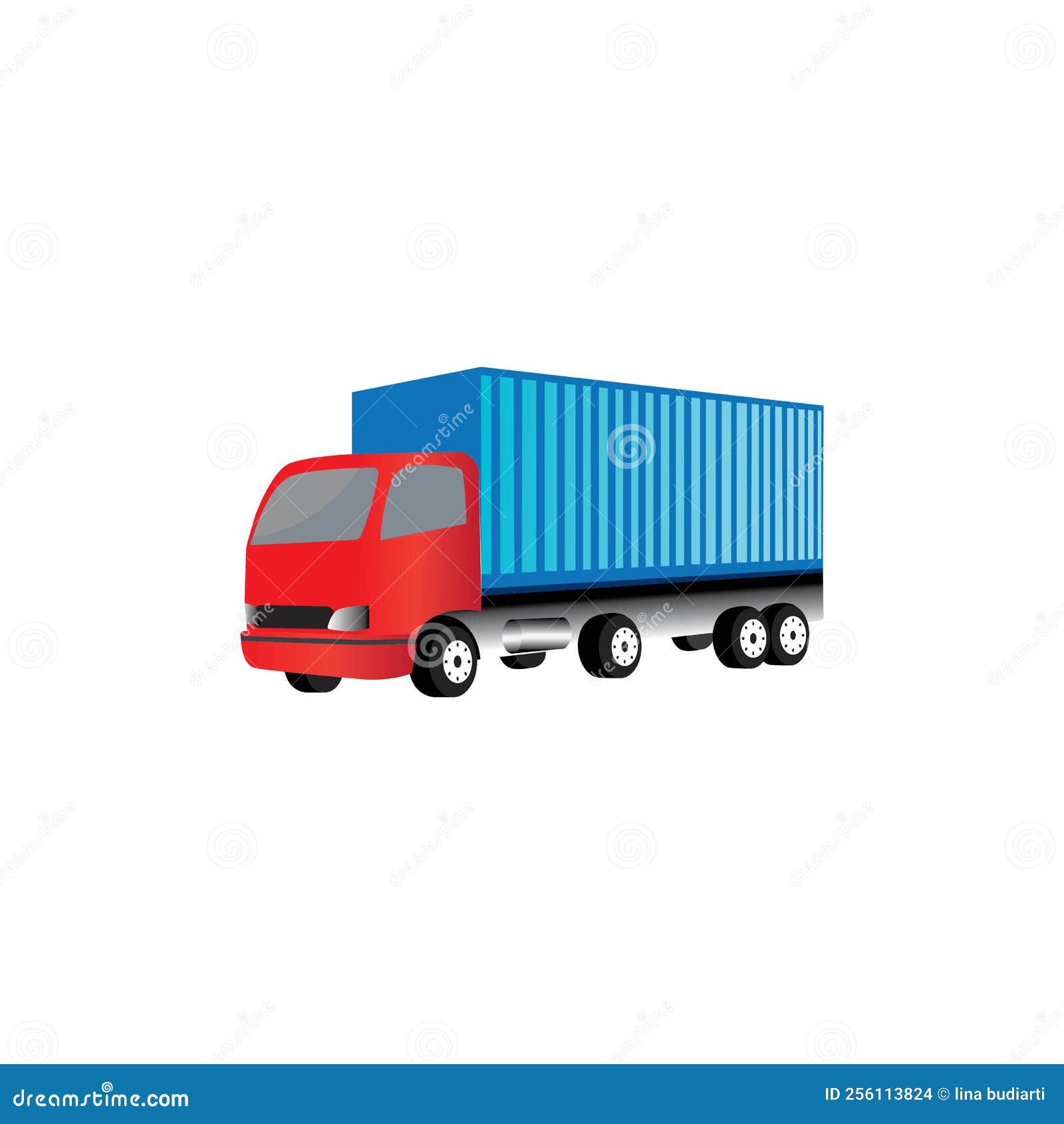 Container truck icon stock vector. Illustration of deliver - 256113824