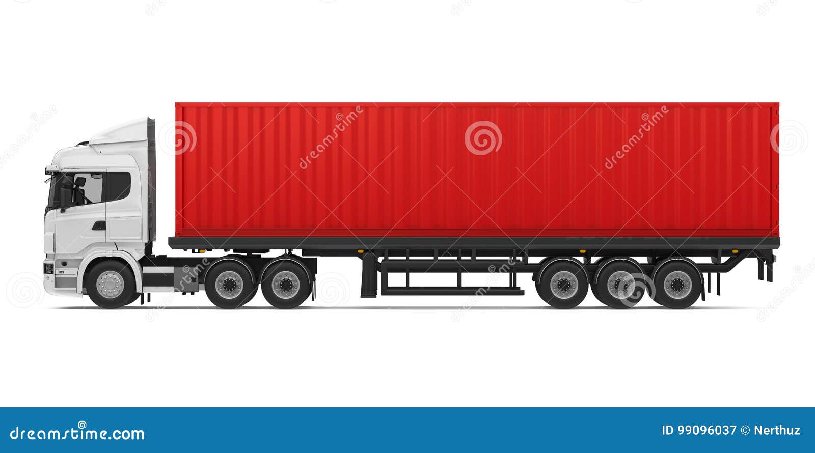 Container Truck Icon Cartoon Vector. Tipper Unload | CartoonDealer.com ...