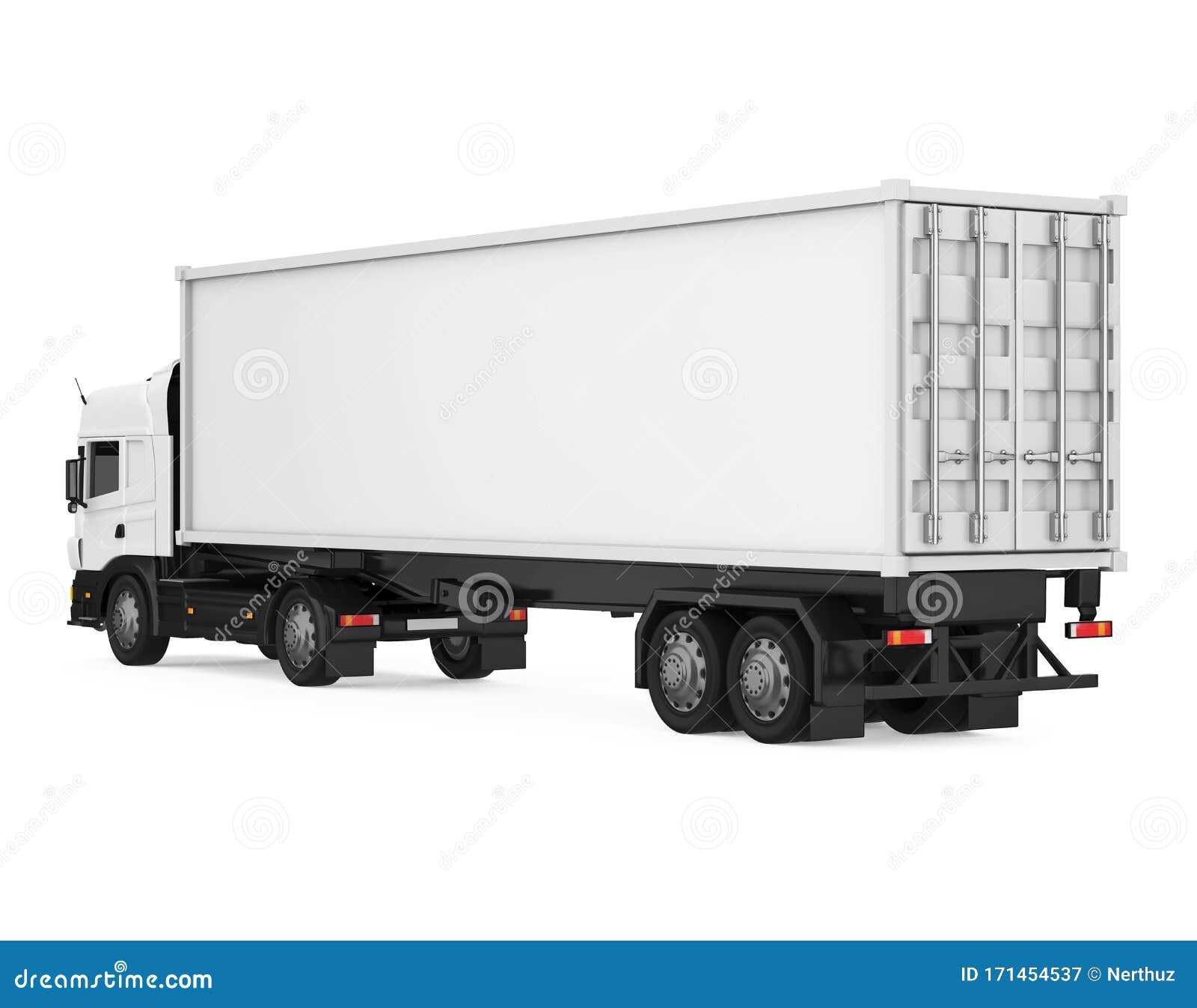Container Truck Icon Cartoon Vector. Tipper Unload | CartoonDealer.com ...