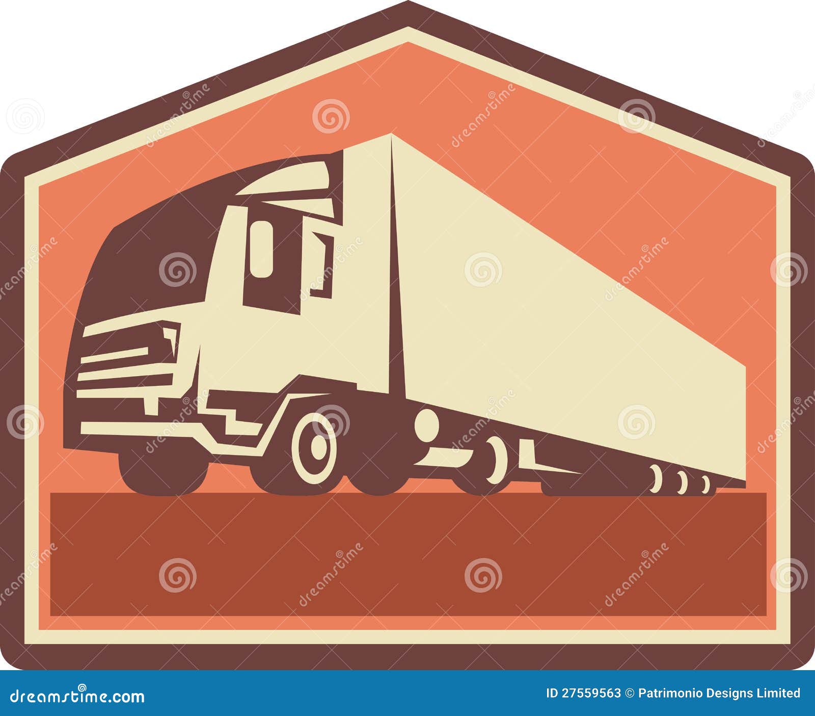 Container Truck Icon Cartoon Vector. Tipper Unload | CartoonDealer.com ...