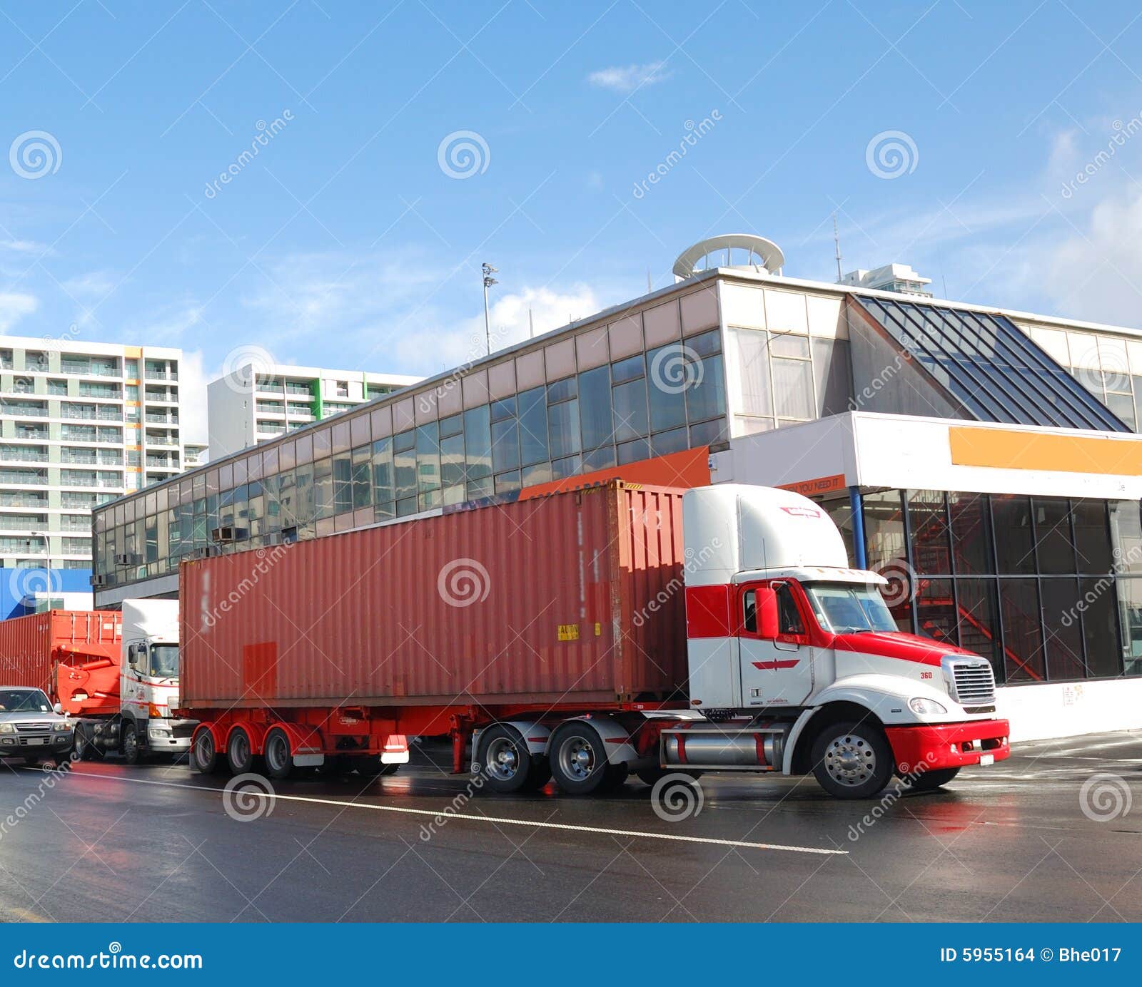 Container Trucks Stock Images - Image: 5955164