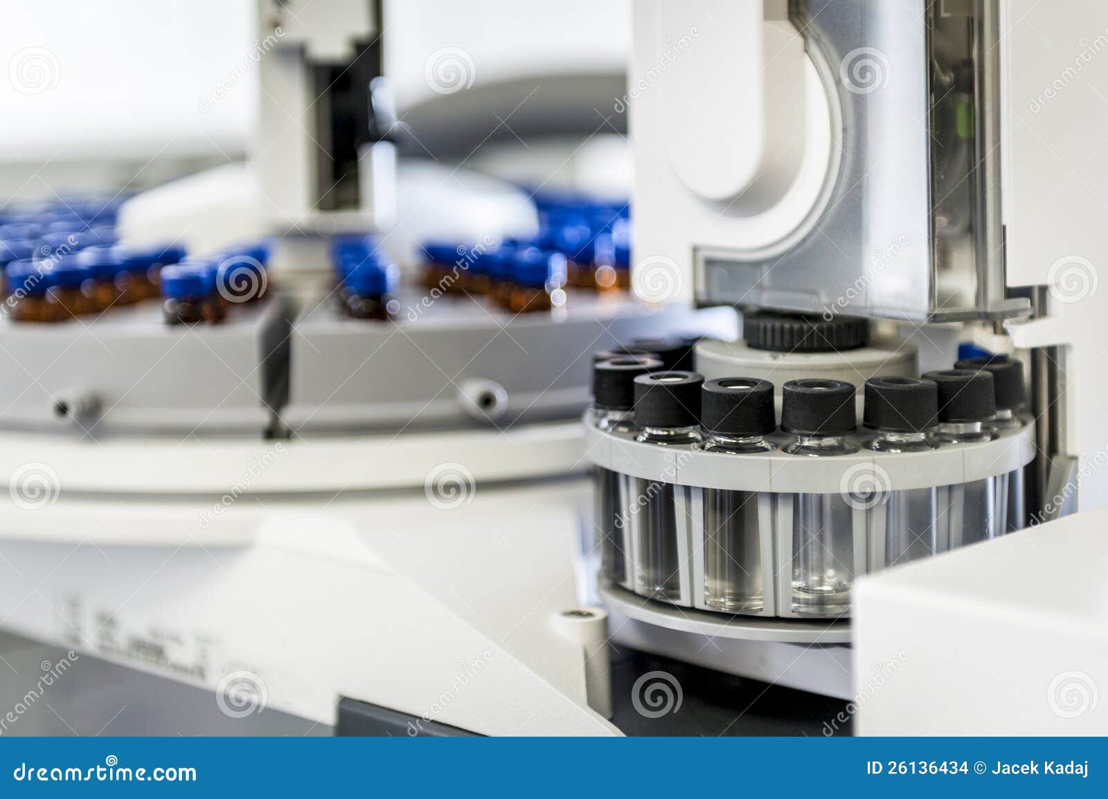 Container for Tubes of Biochemical Analyzer Stock Photo - Image of ...