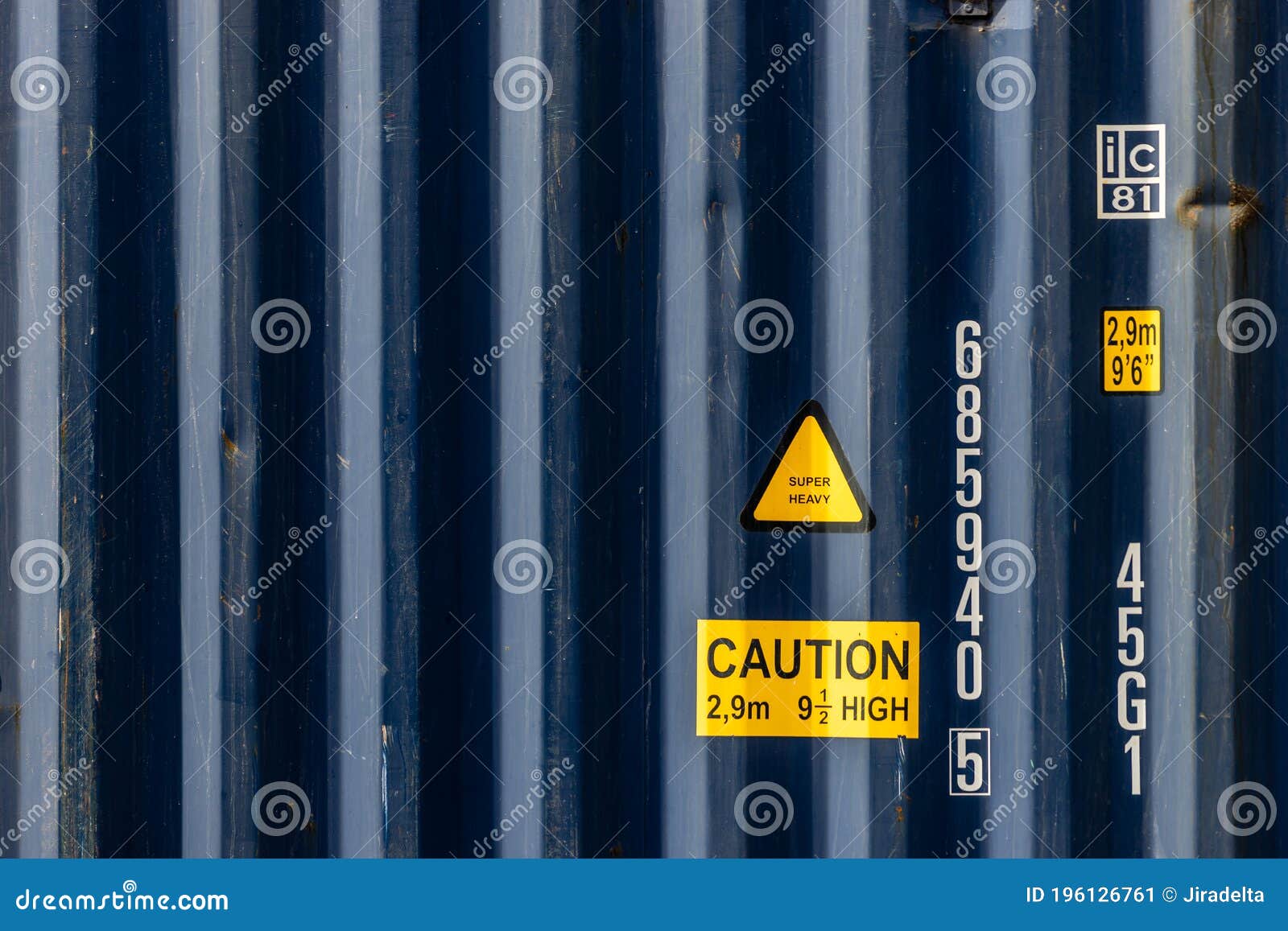 Container Wall Cargo Container Close Up Stock Image - Image of surface ...