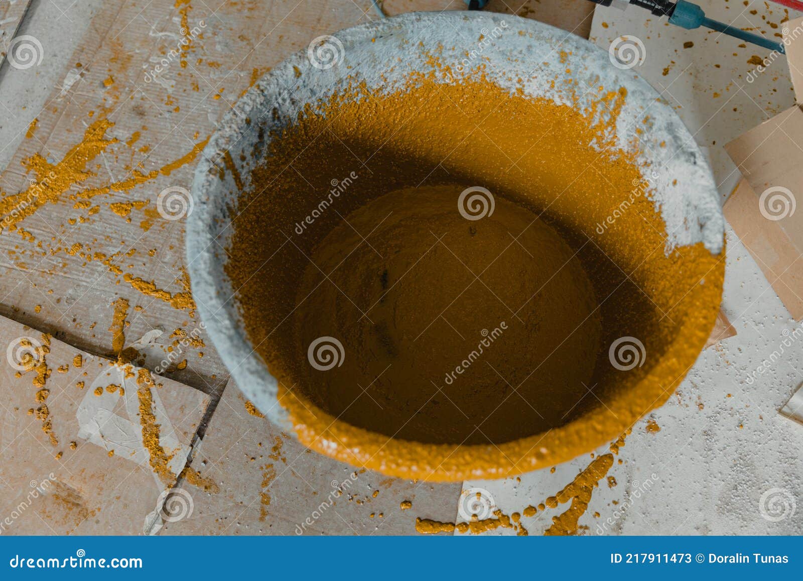 Container Where Chemical Compositions for Epoxy Resin Flooring are ...