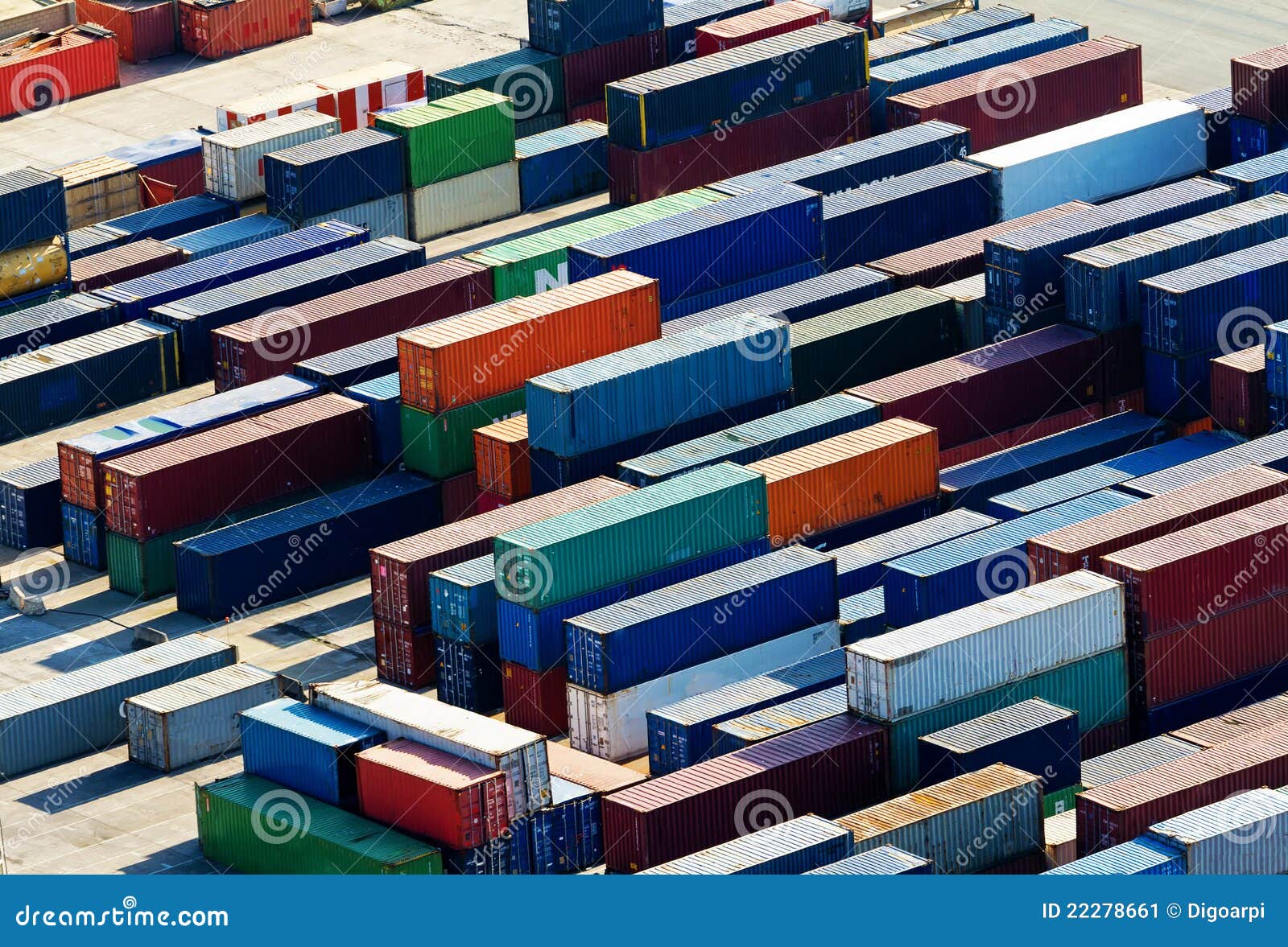 Containers stock image. Image of goods, bulk, large, dockyard - 22278661