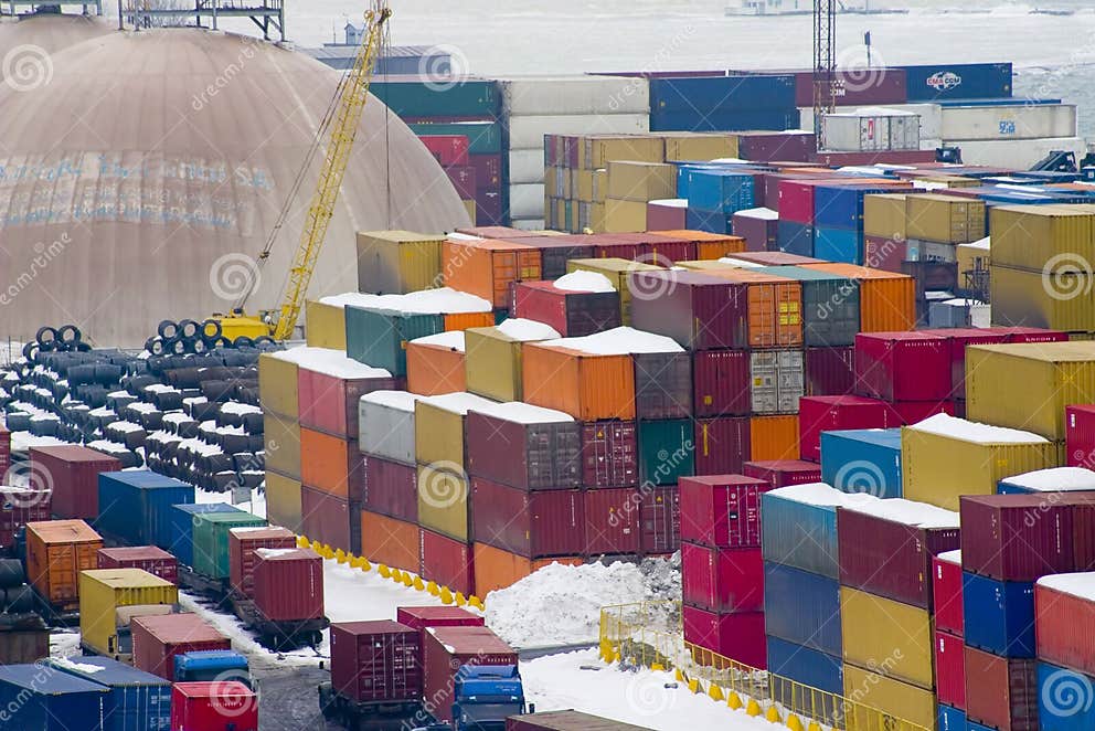 Containers stock photo. Image of customs, import, background - 3568582