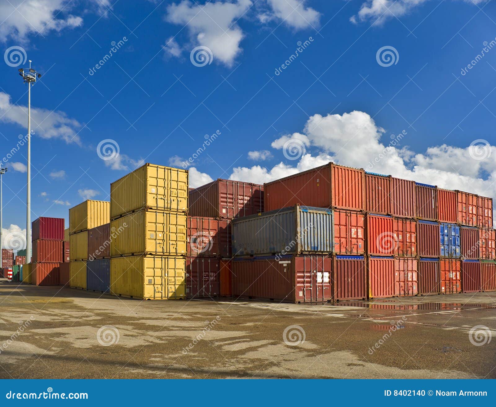 Containers stock photo. Image of goods, dockyard, industrial - 8402140
