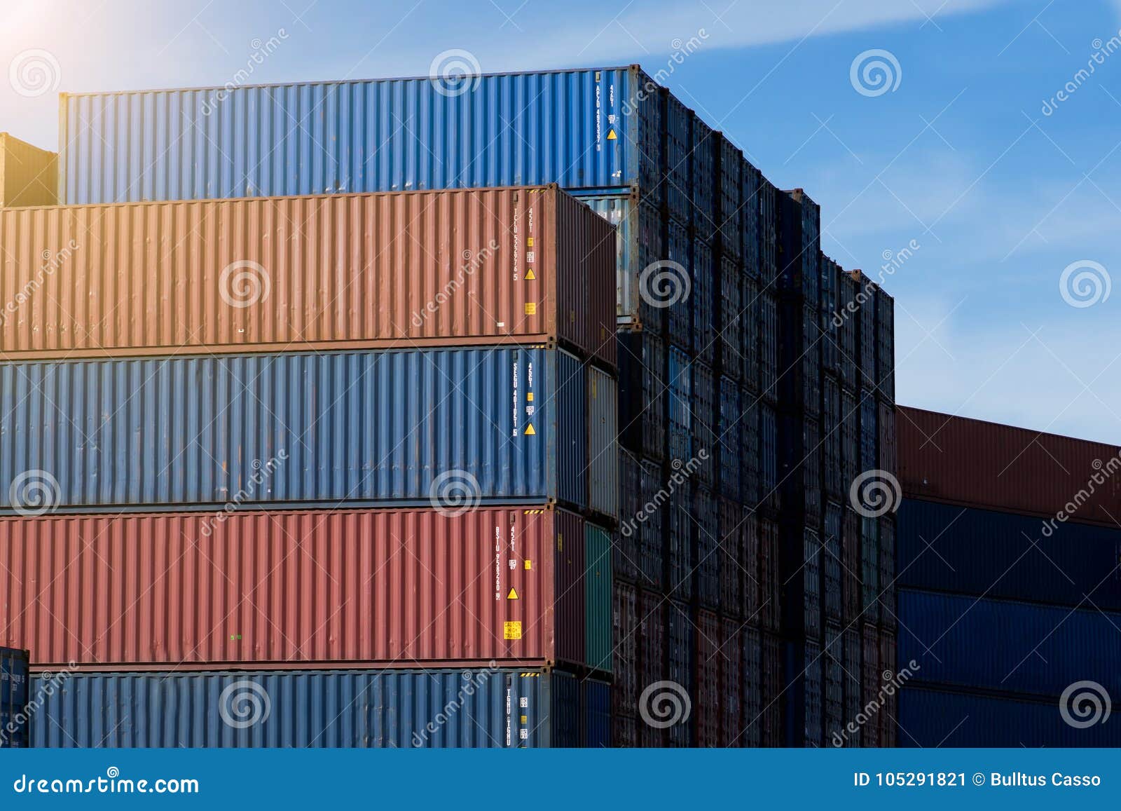 Containers Box from Cargo Freight Ship for Import Export,logistic ...