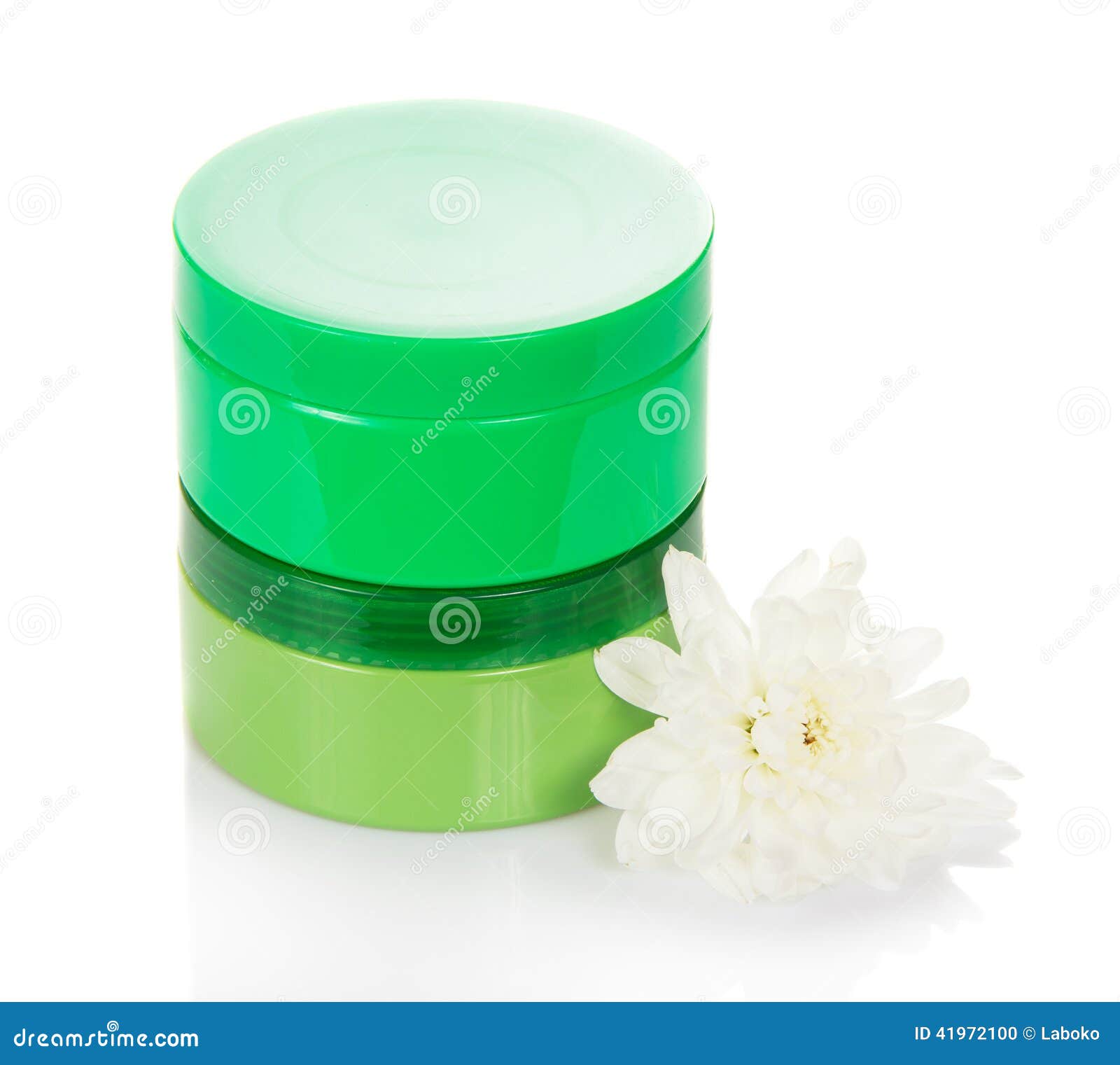 Containers of a Different Cosmetic Creams Stock Photo - Image of ...