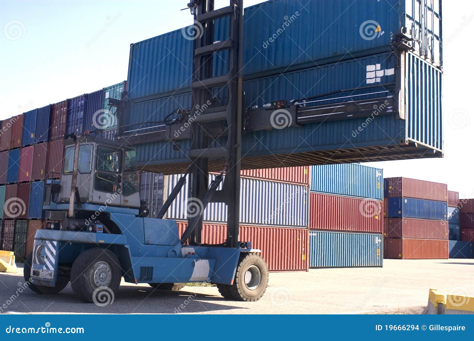 Containers at the Port for Shipment Stock Photo - Image of commercial ...