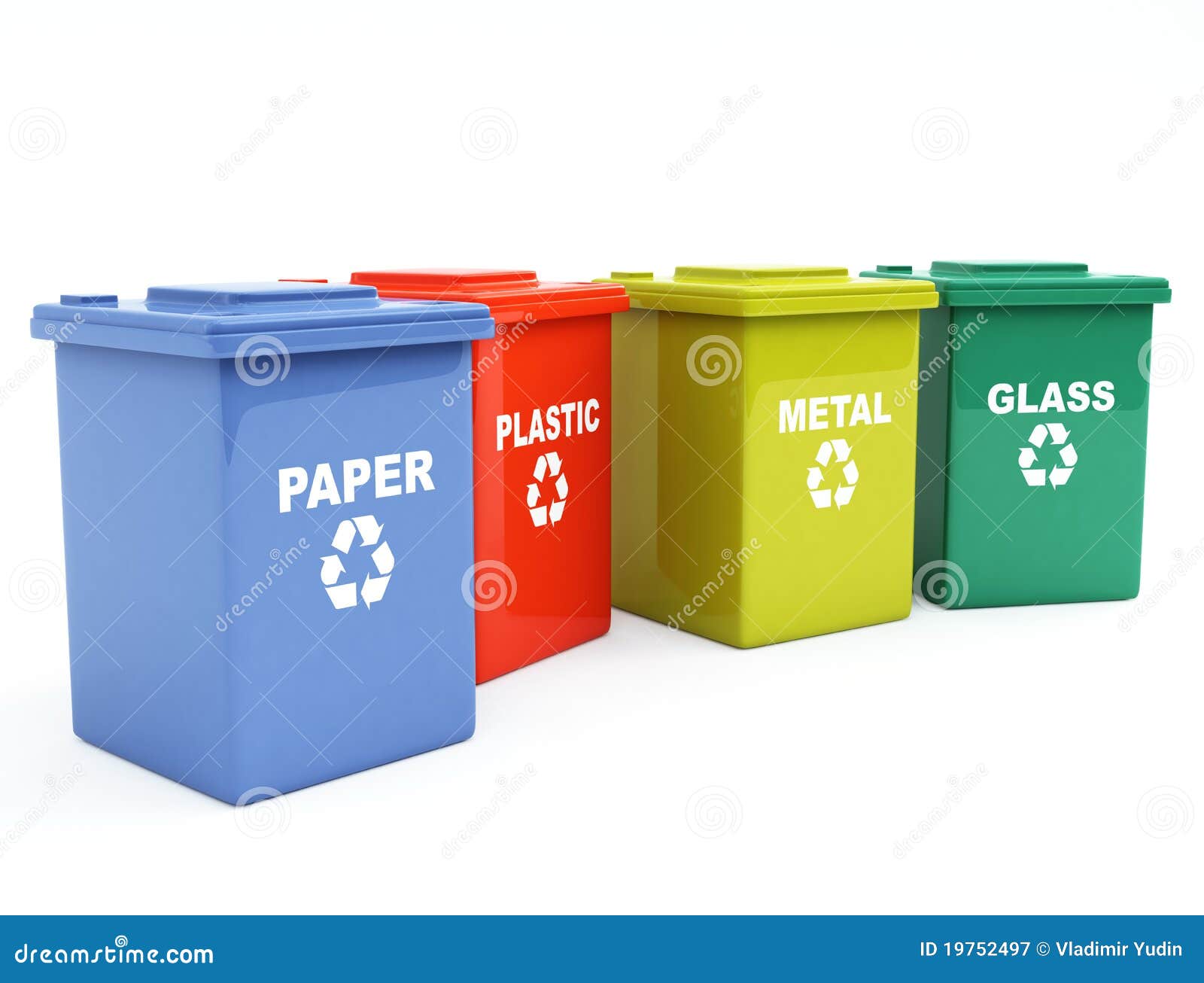 Containers For Recycling Royalty-Free Stock Photography | CartoonDealer ...