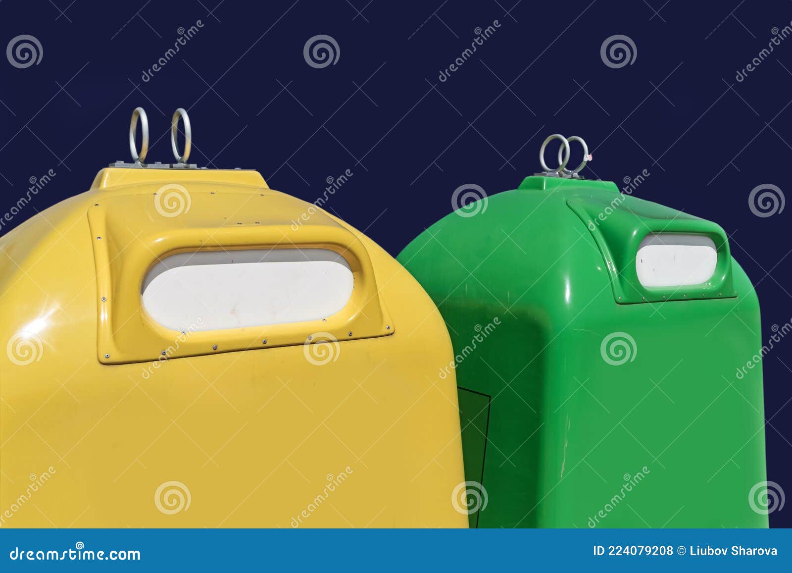Containers for Separate Waste Collection Stock Photo - Image of ...