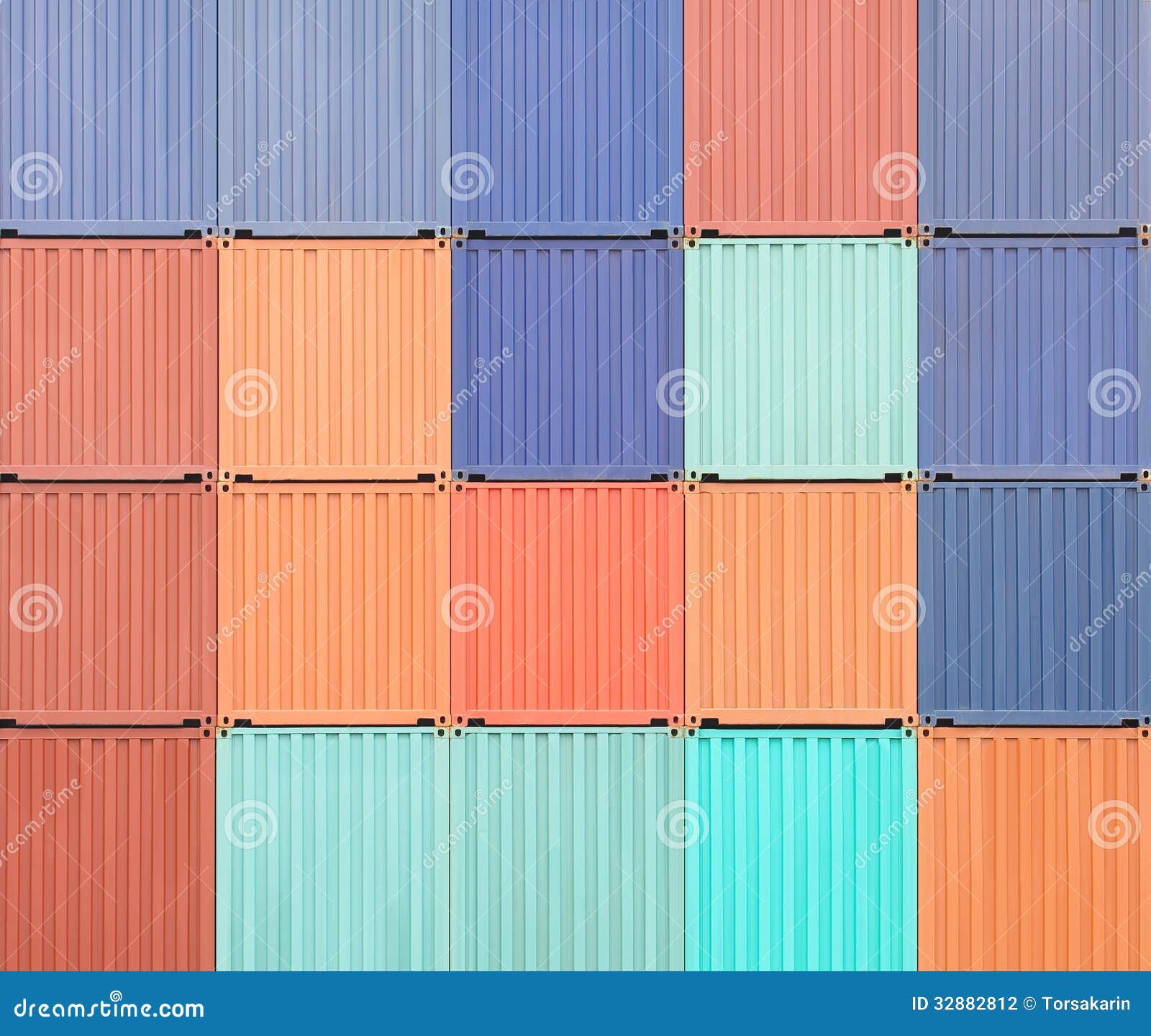 Containers shipping stock photo. Image of port, harbor - 32882812