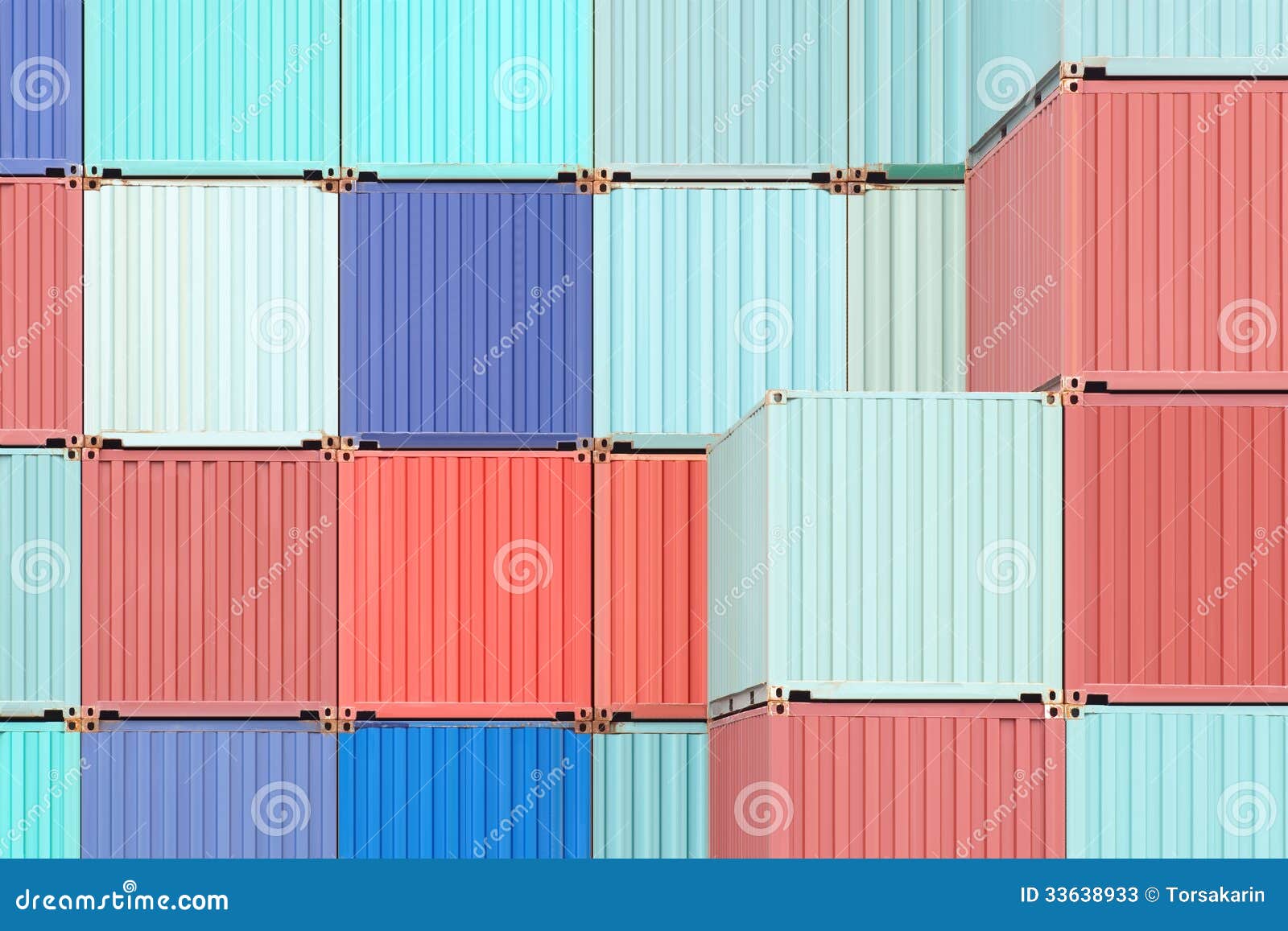 Containers shipping stock image. Image of delivery, massive - 33638933