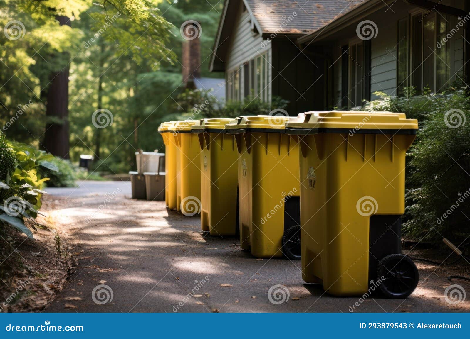 Containers for Sorting Waste by Color. Stock Image - Image of recycling ...