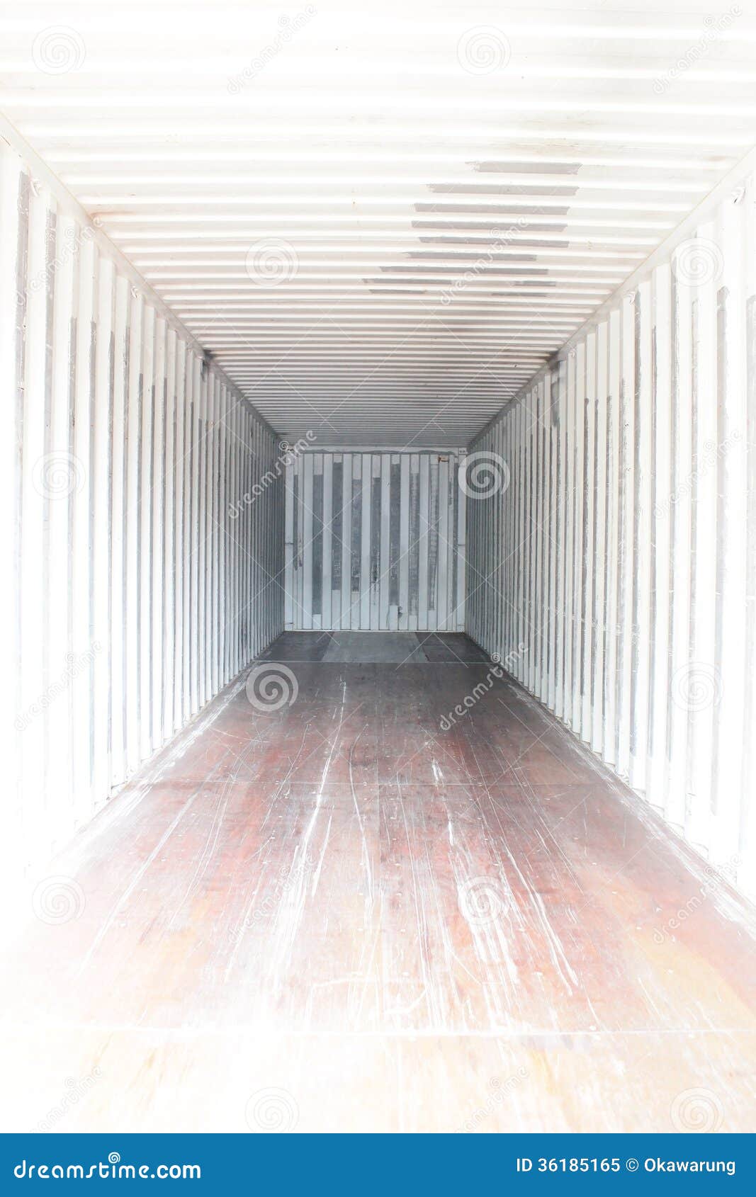 Containers in storage stock image. Image of freight, industrial - 36185165