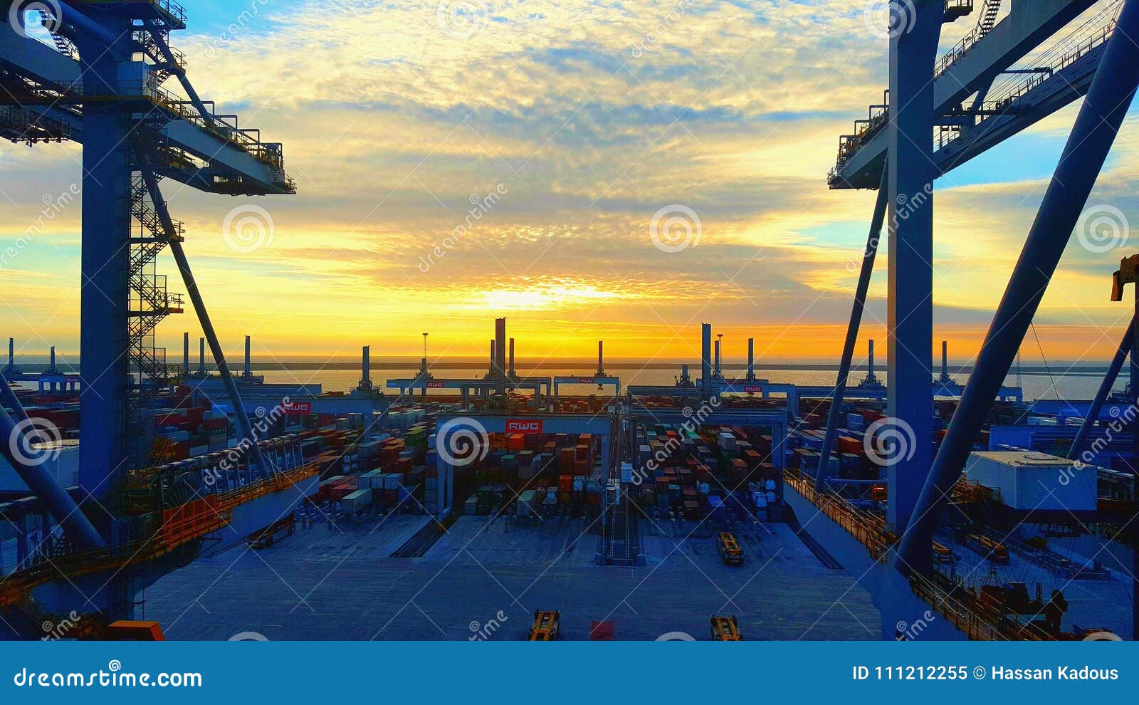 Netherlands Fully Automated Terminal Editorial Image - Image of ...