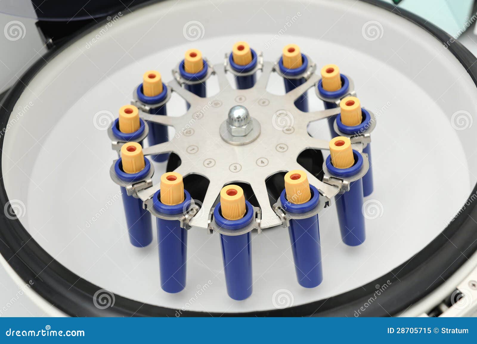 Containers for tubes stock image. Image of rotate, automation - 28705715