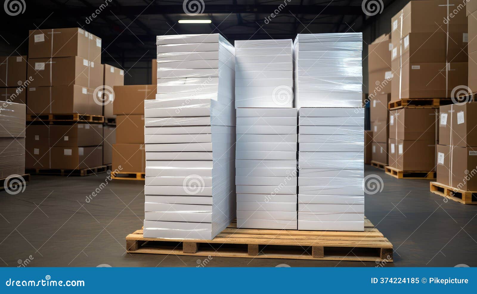 Raw Materials A Logistics Supply Chain Diagram Obj Stock Photo ...