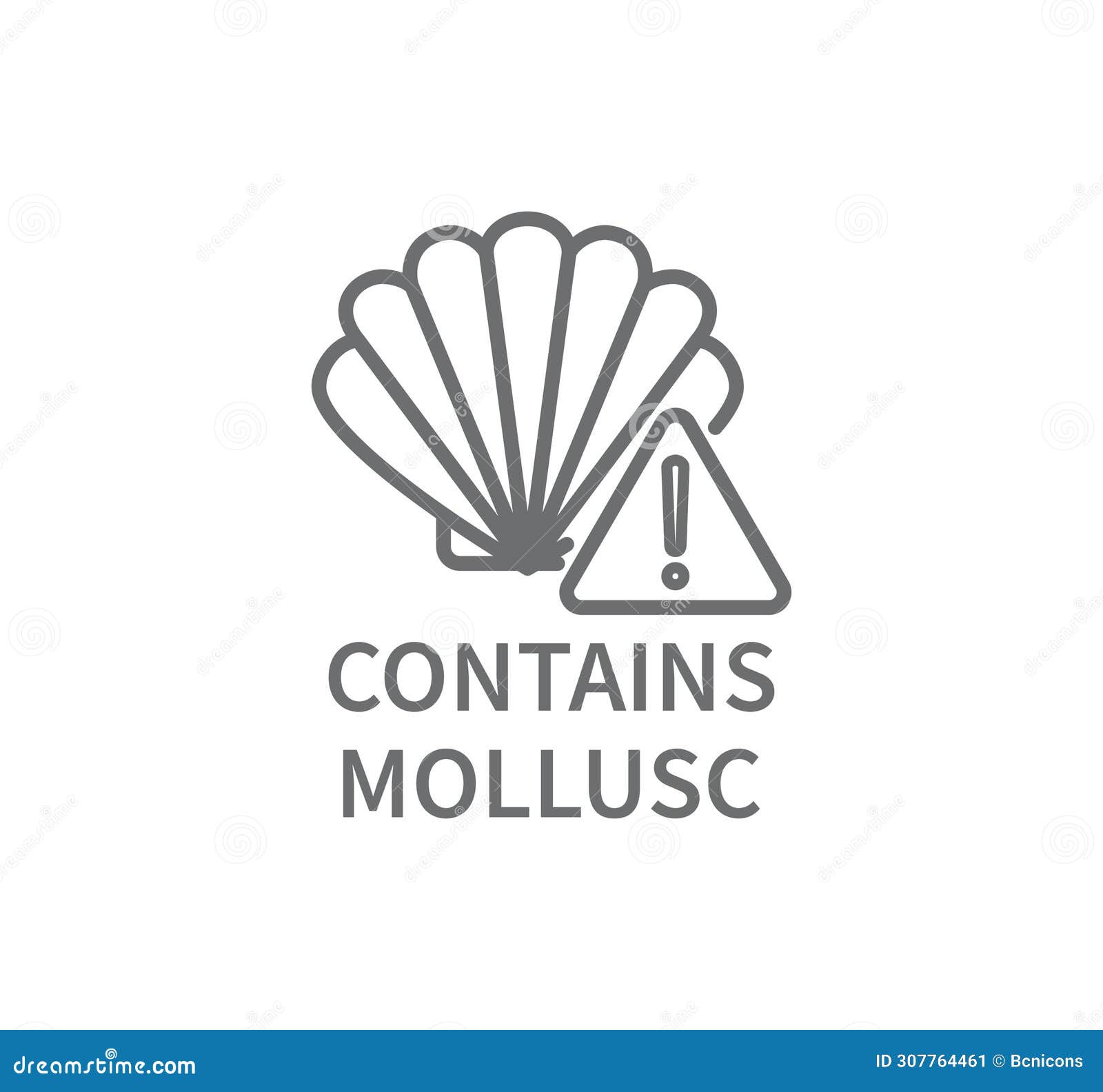 Mollusc One Line Continuous Drawing. Tropical Underwater Shell ...