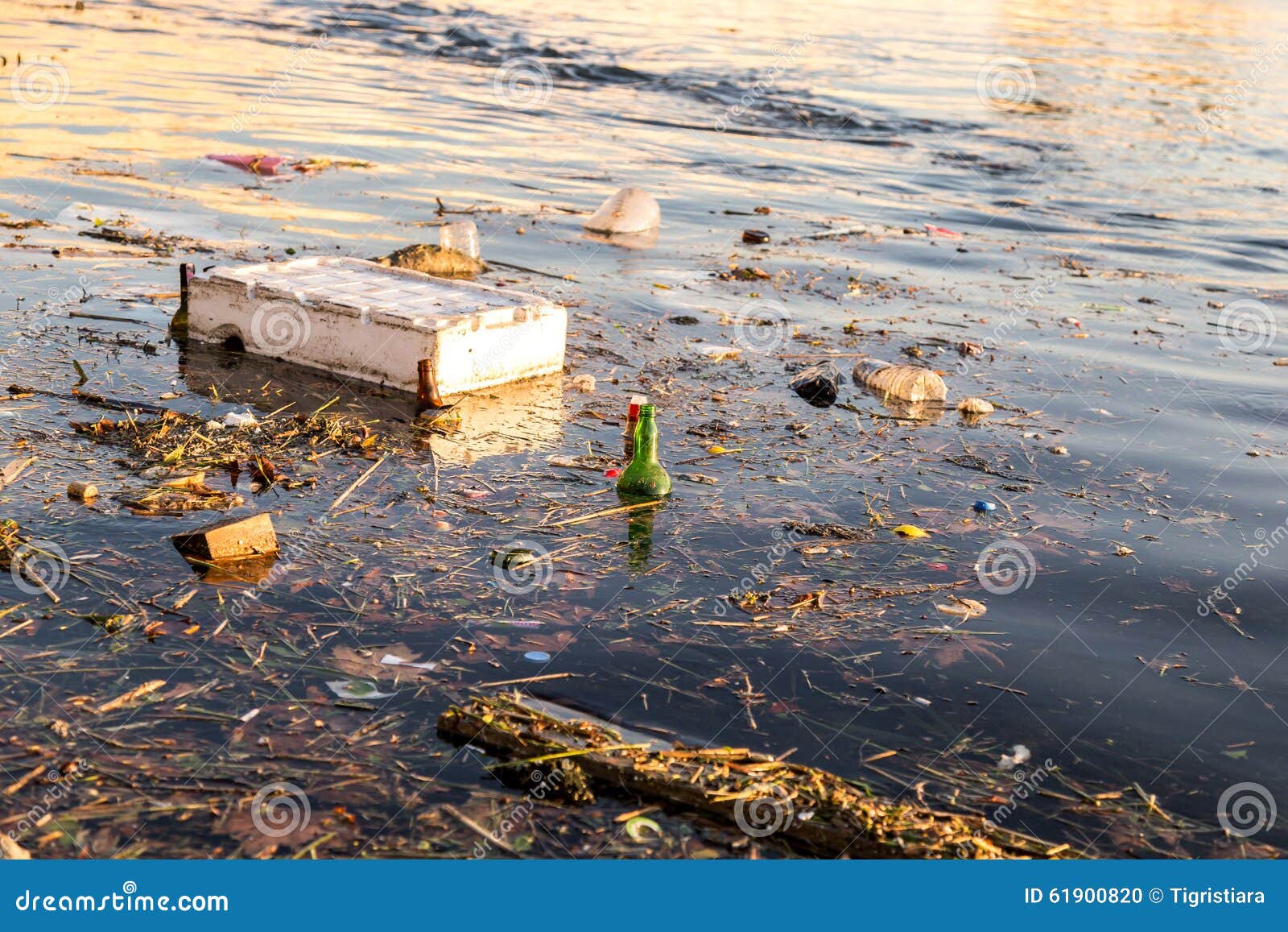 Contaminación Del Mar Foto de archivo - Imagen: 61900820