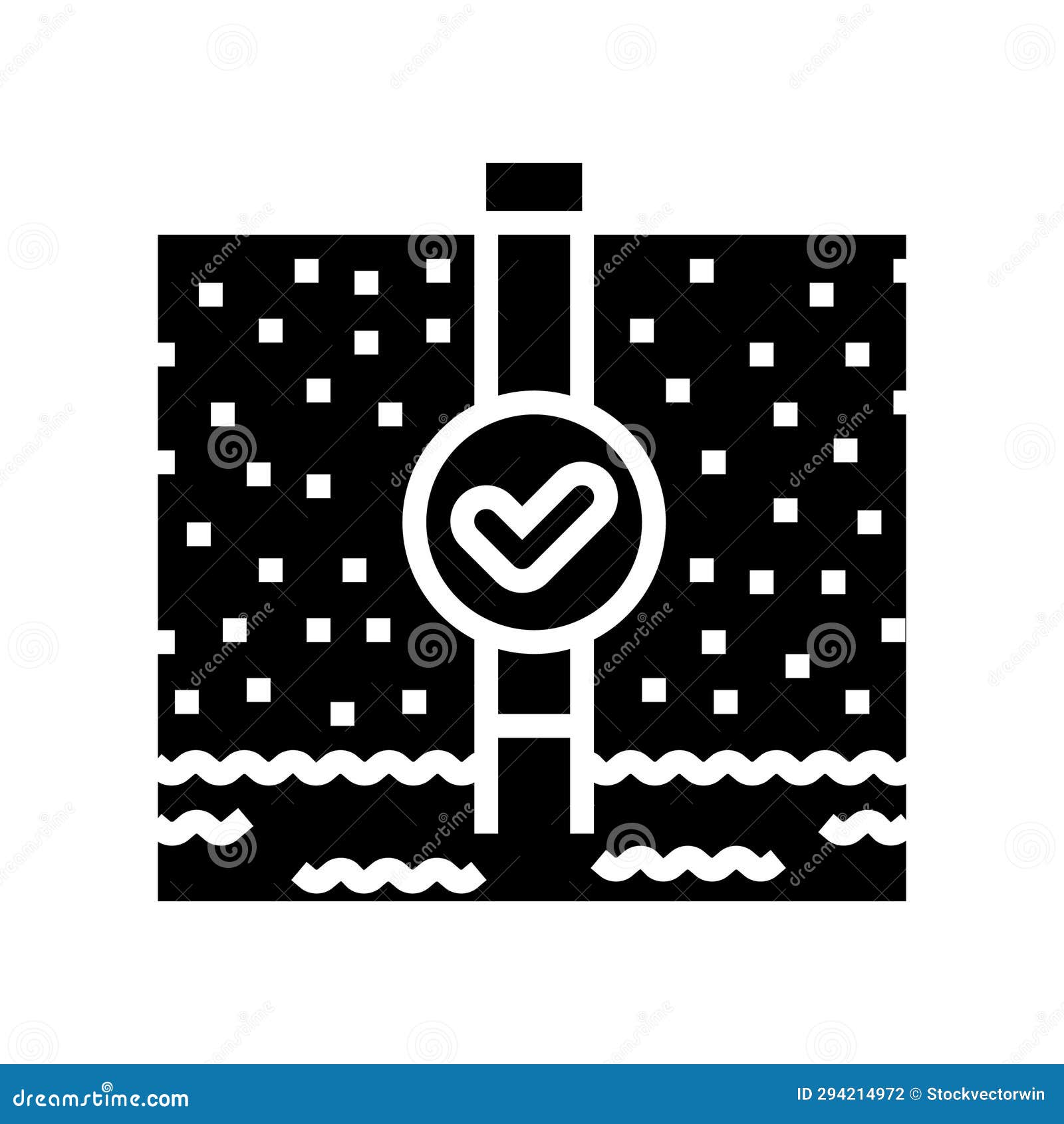 Contaminant Detection Hydrogeologist Glyph Icon Vector Illustration ... Contaminant Detection Hydrogeologist Glyph Icon Vector Illustration ...