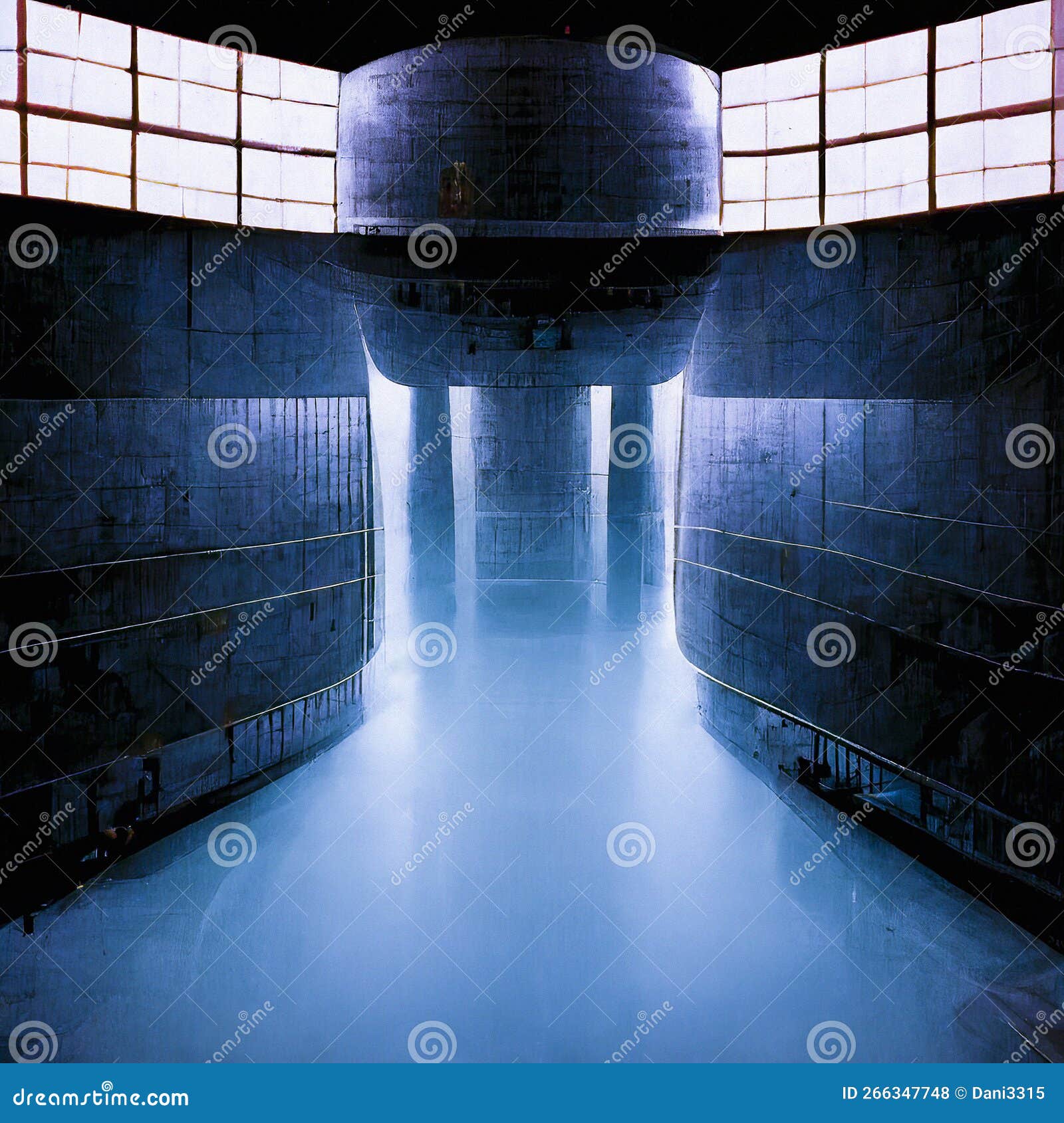 Contaminated Radioactive Water Around Nuclear Reactor Core Stock ...