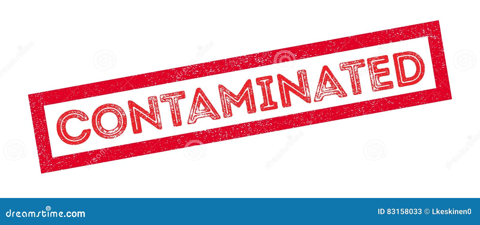 Contaminated rubber stamp stock illustration. Illustration of tainted ...