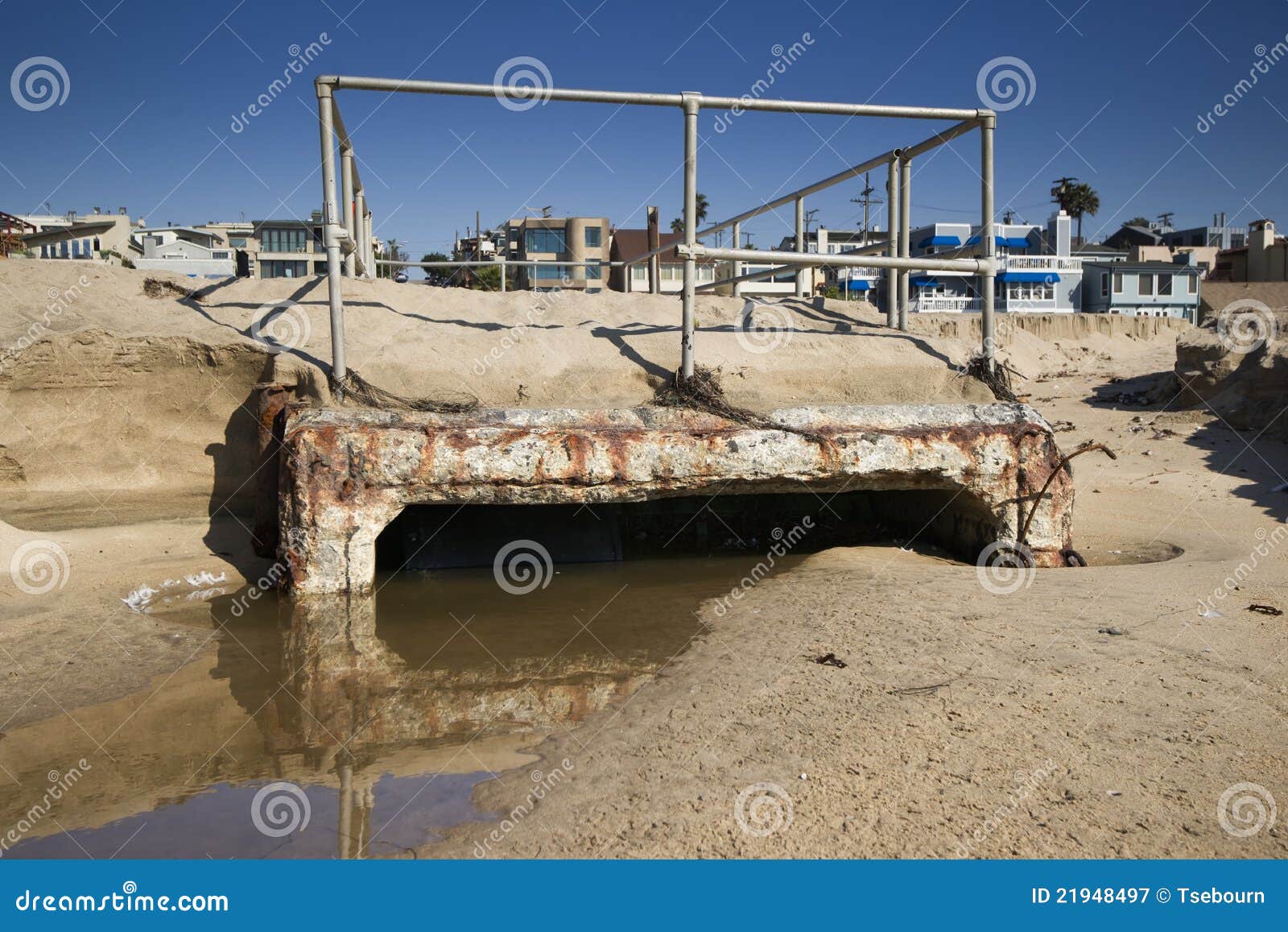 Contaminated Storm Darin Water Stock Image - Image of storm, dirty ...