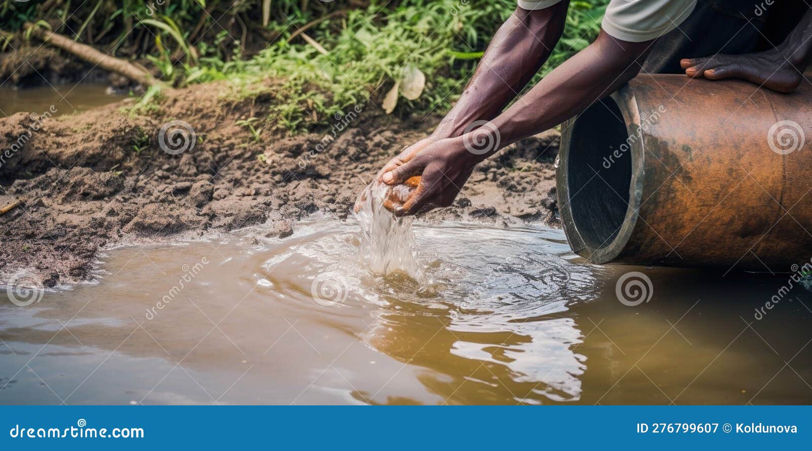 A Contaminated Water Source, Exemplifying the Global Challenge of ...