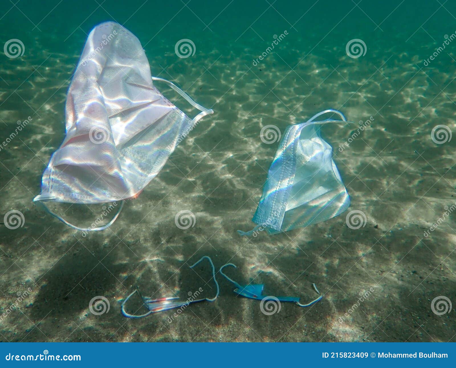 Contamination, Plastic Contaminated Ocean, Sea, Lake. Pollution ...