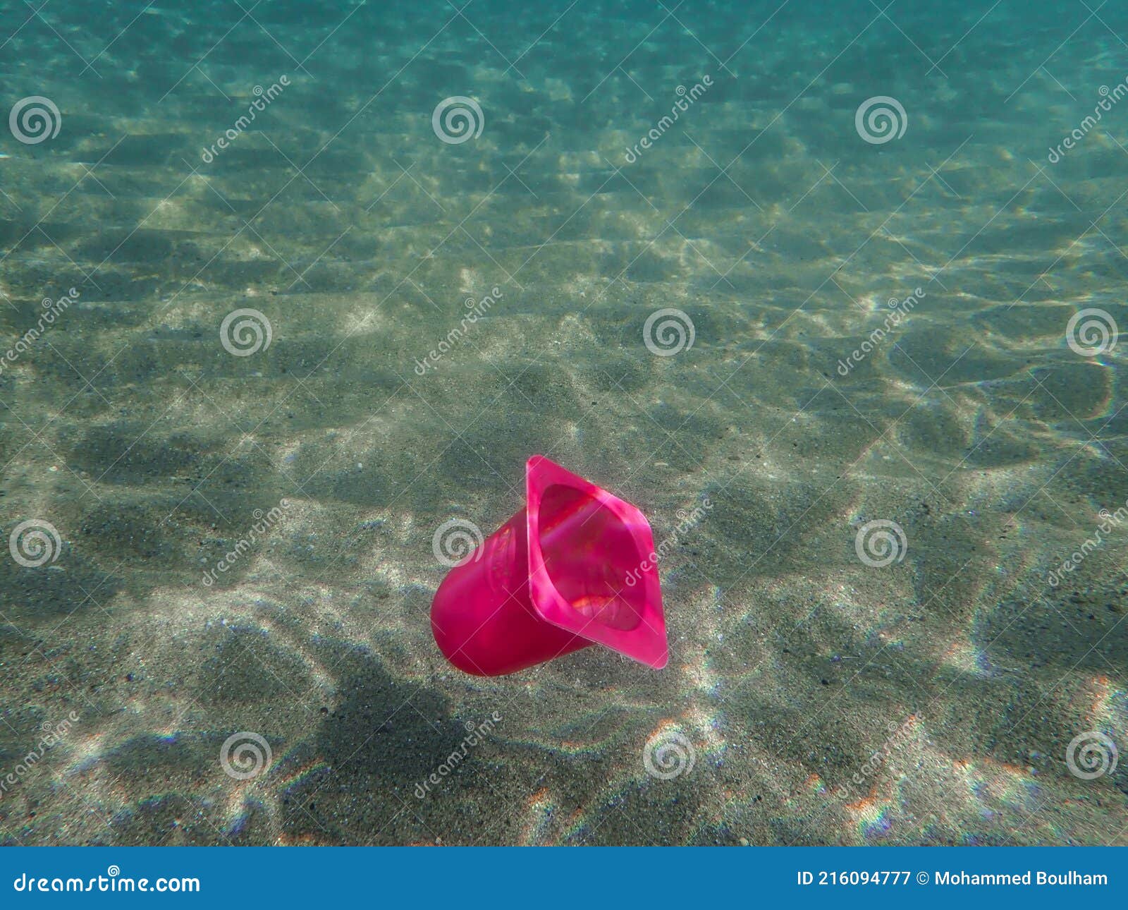 Contamination, Plastic Contaminated Ocean, Sea, Lake. Pollution ...