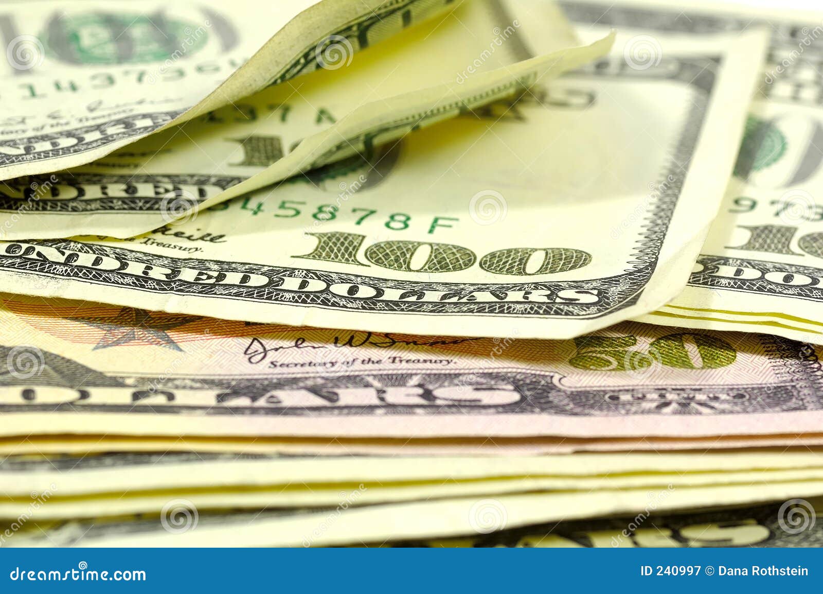 Contant geld stock afbeelding. Image of dollar, bankwezen - 240997