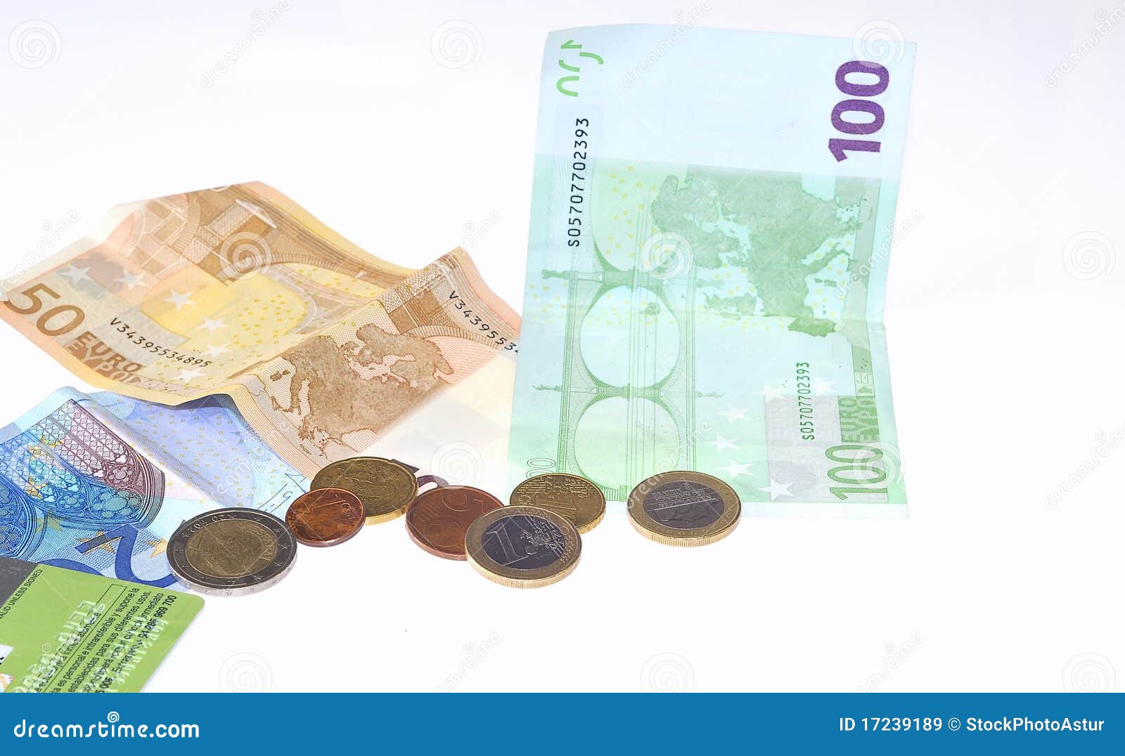 Contant geld of krediet stock afbeelding. Image of europees - 17239189